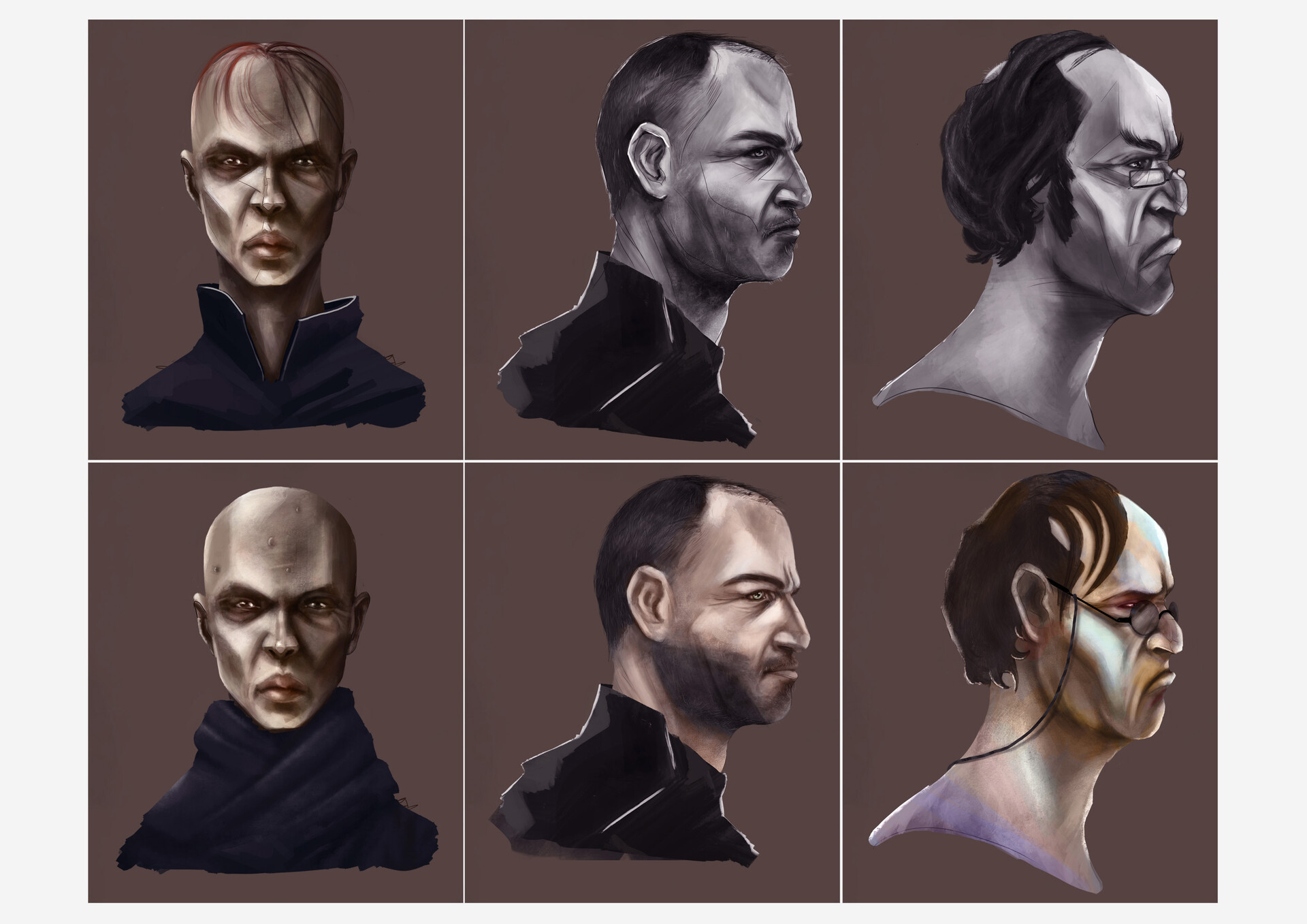 ArtStation - Characters 's faces