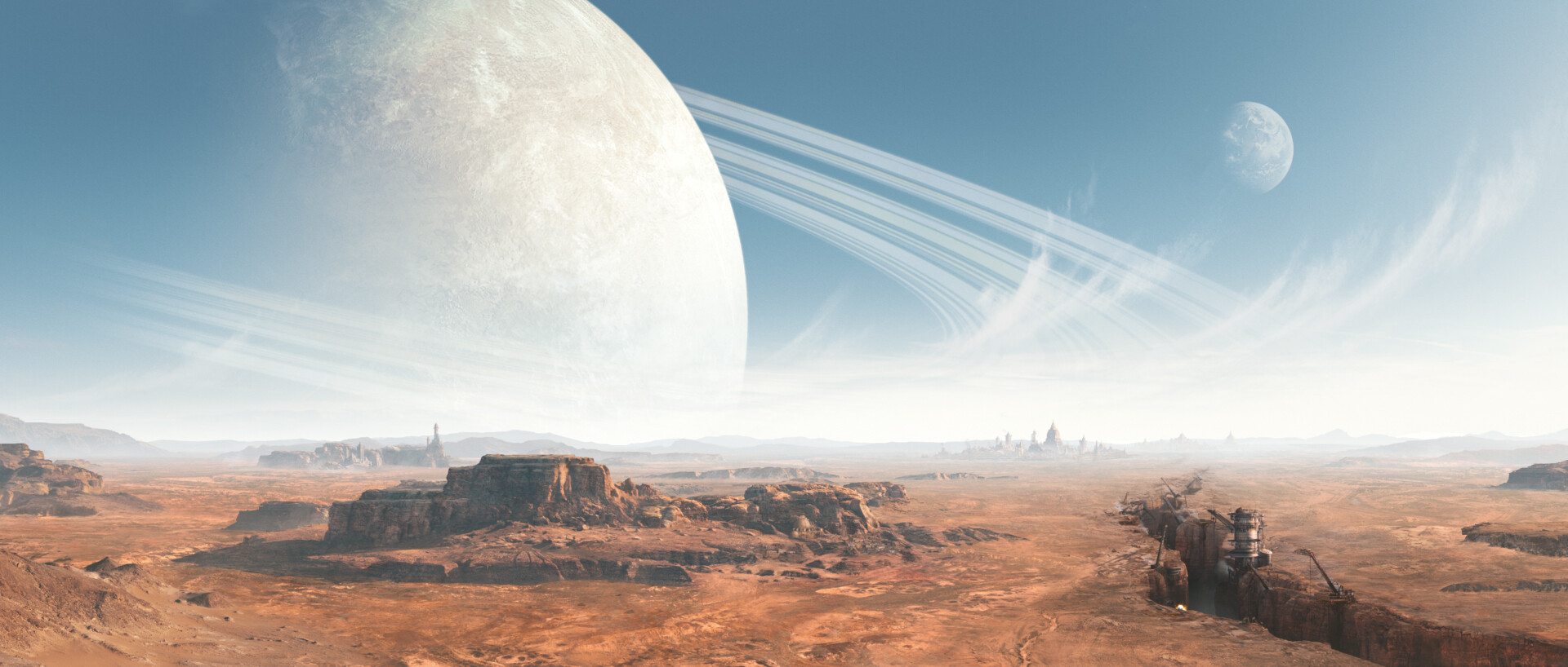 ArtStation - BGE2 TRAILER - MATTE PAINTING-