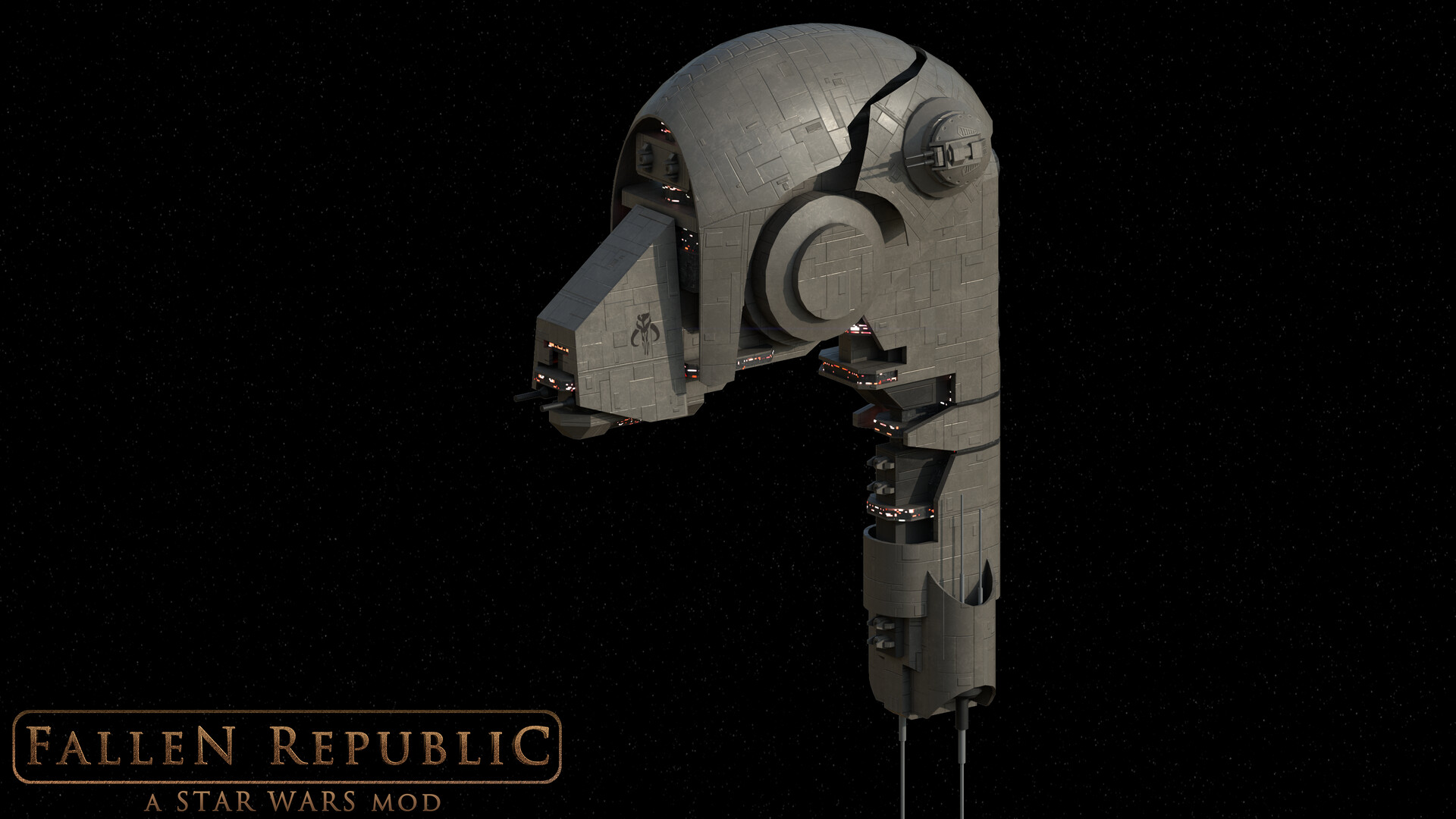 ArtStation - Fallen Republic Jehavey'ir-class Corvette