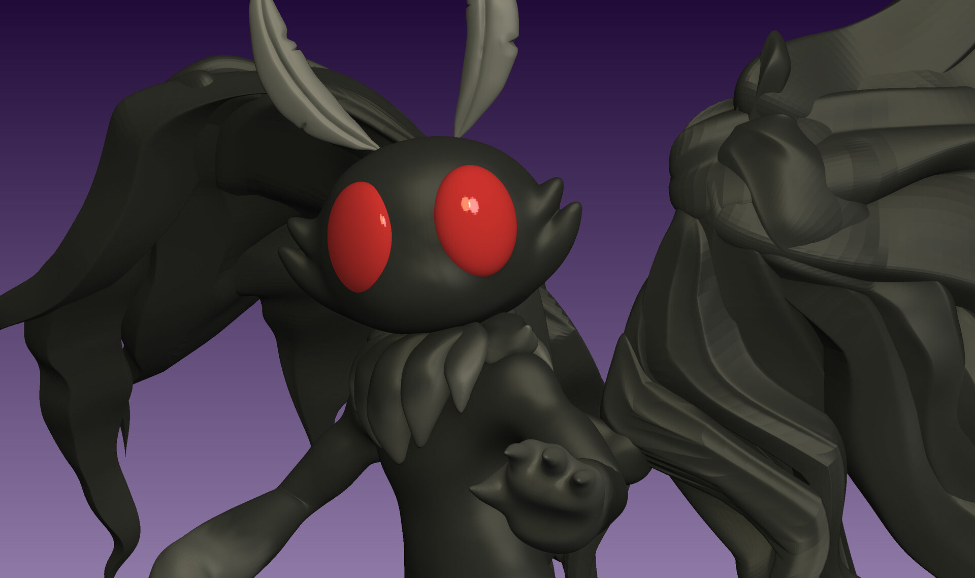 ArtStation - Mothman (Posed)