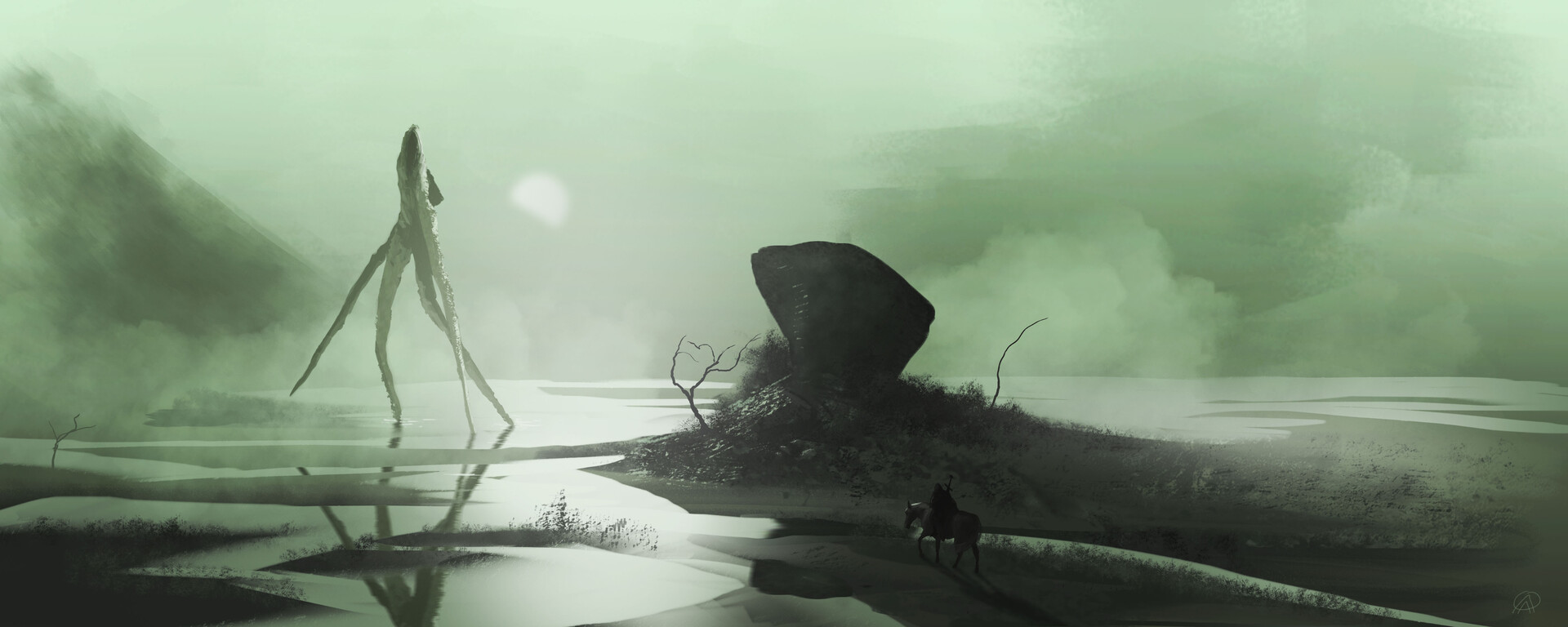 ArtStation - Waterman encounter