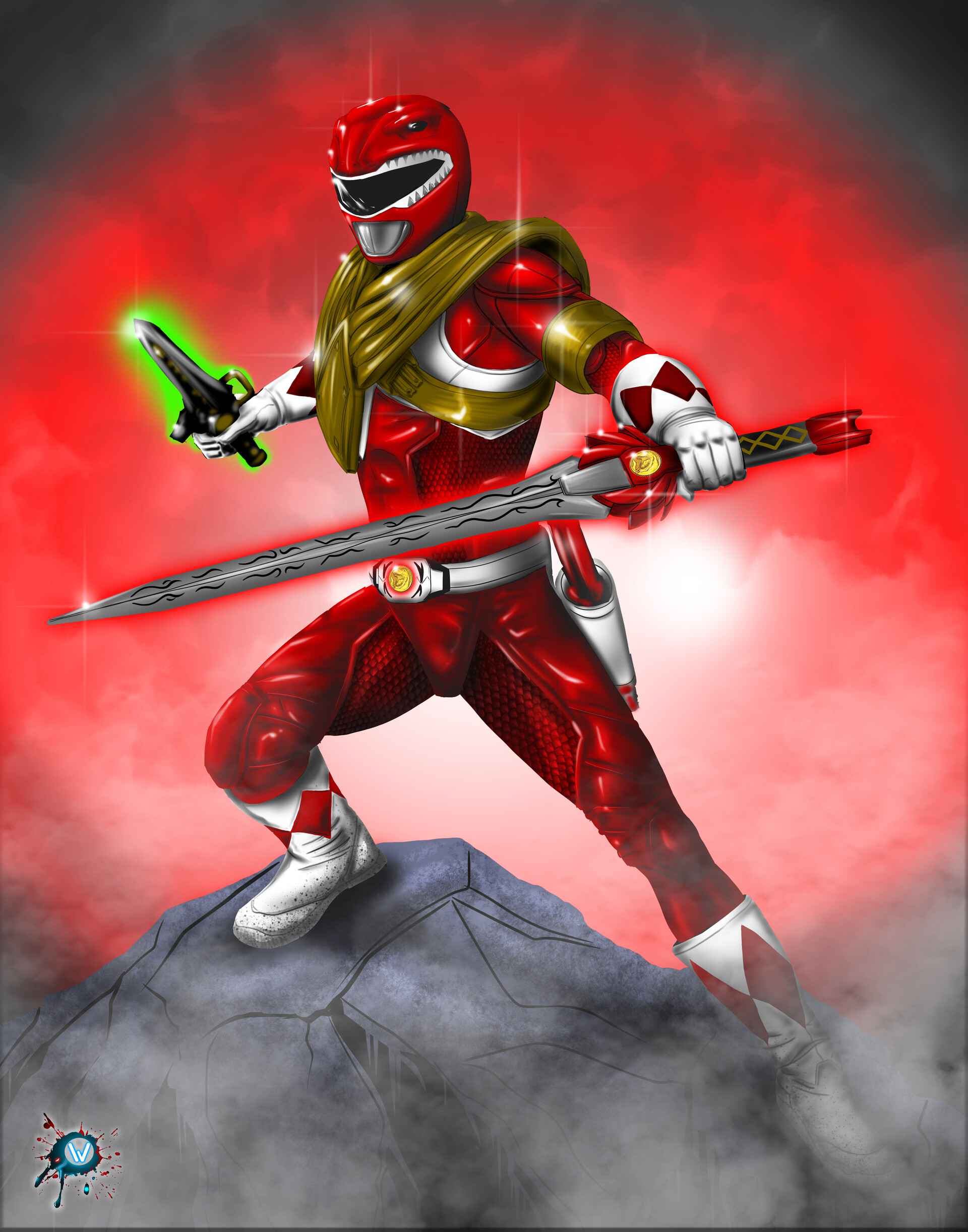 ArtStation - Red Ranger