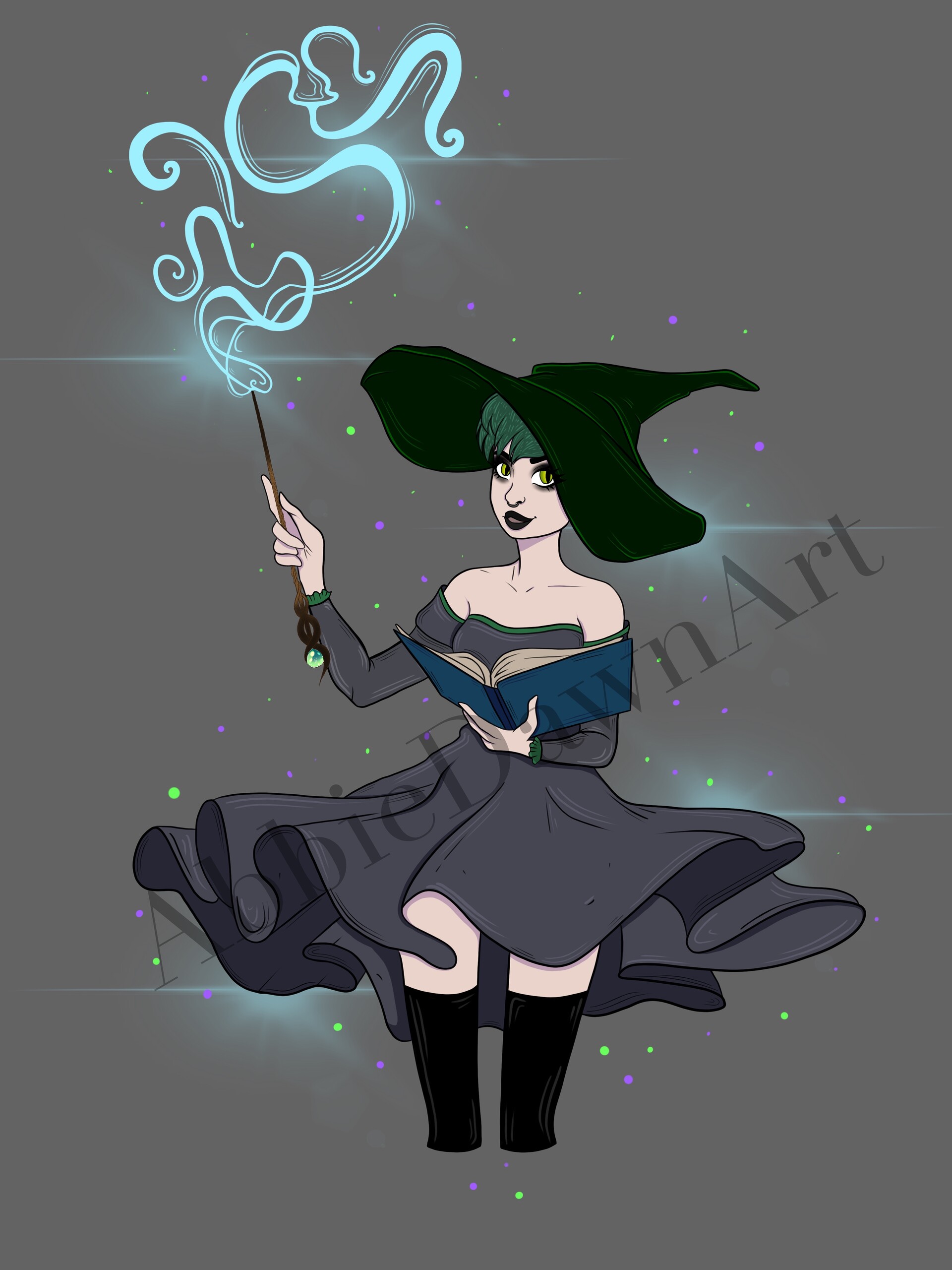 ArtStation - Witch illustration - Harry Potter Original Character