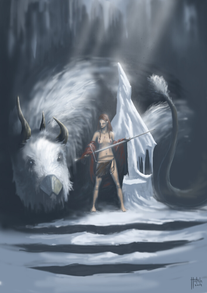 ArtStation - Queen of the Ice Throne