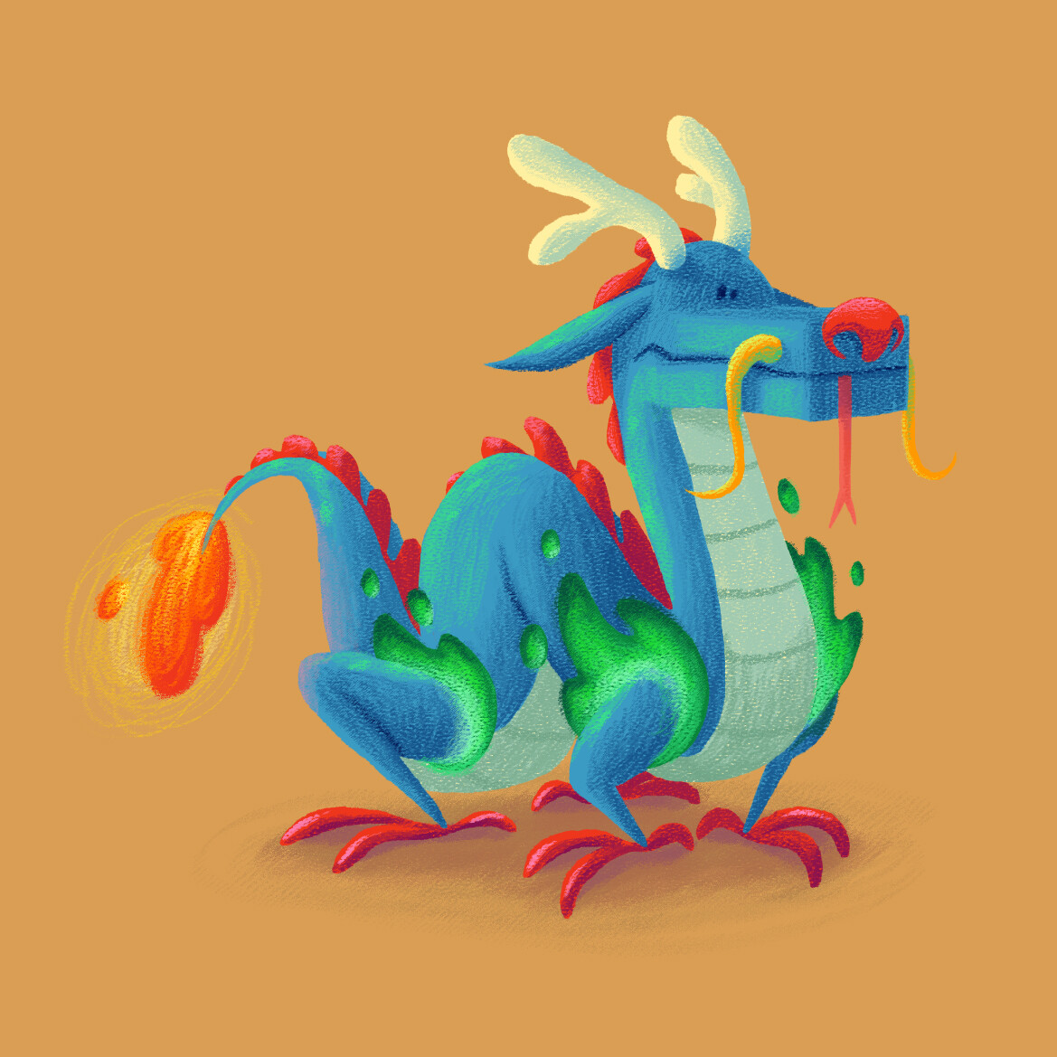 ArtStation - Cute dragon