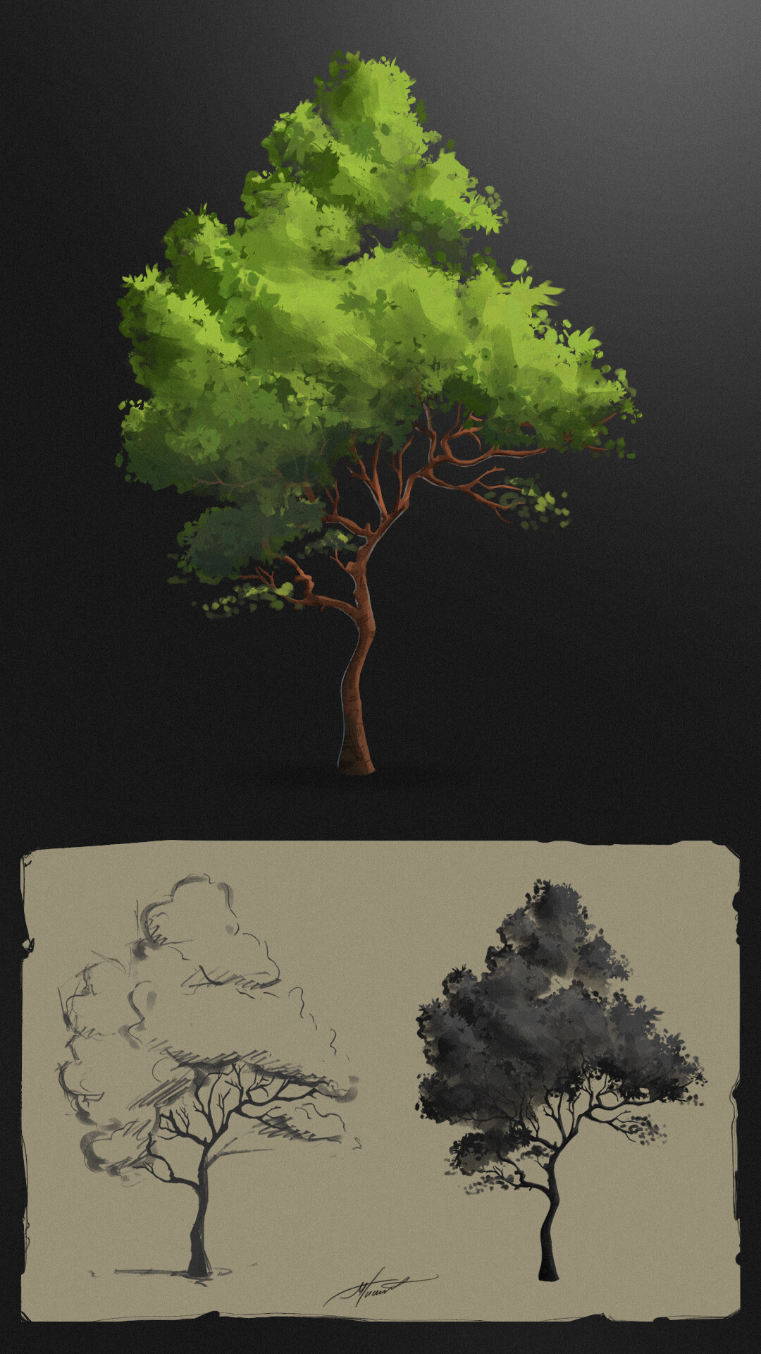 ArtStation - Tree Illustration