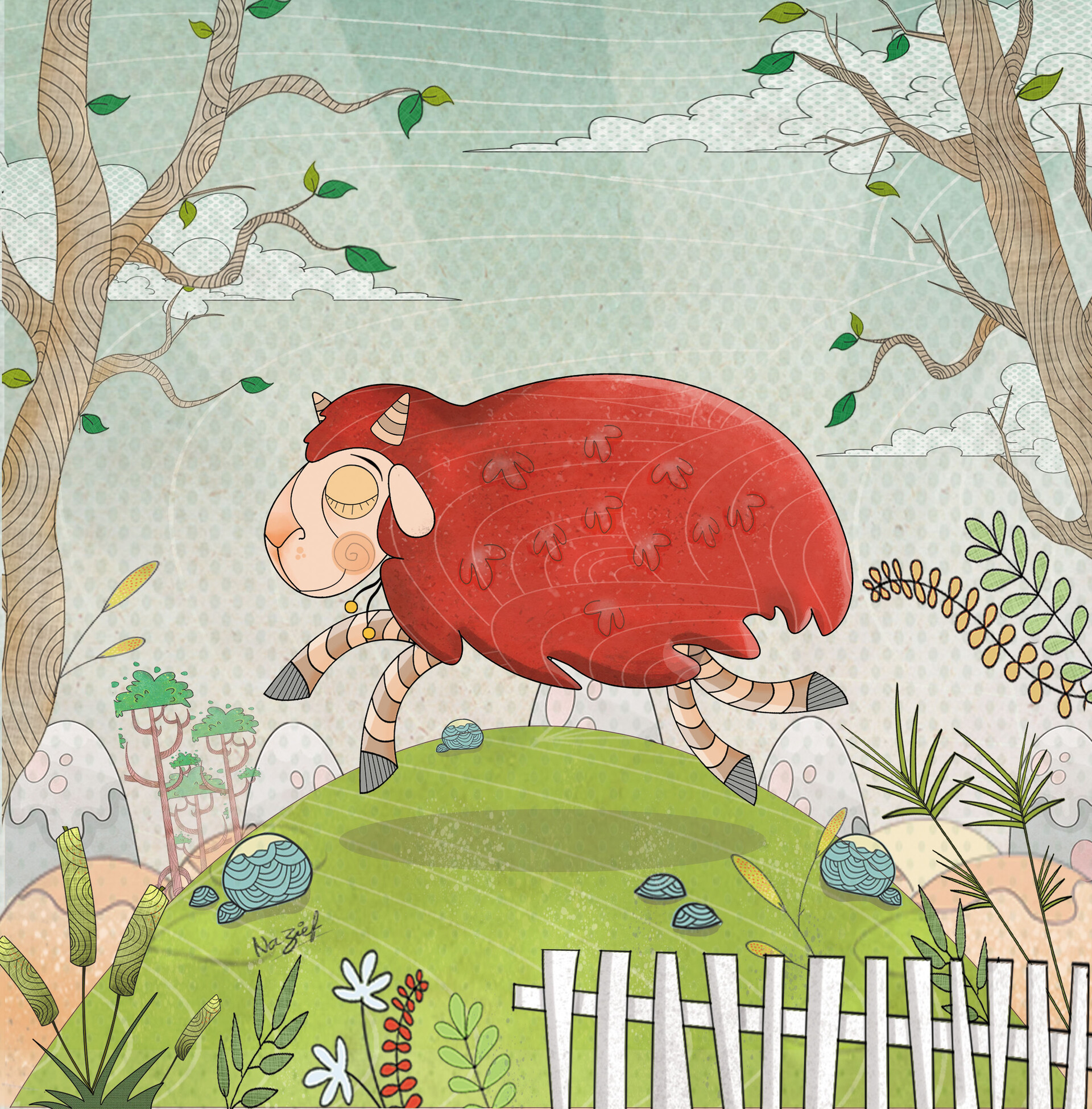 ArtStation - the red sheep