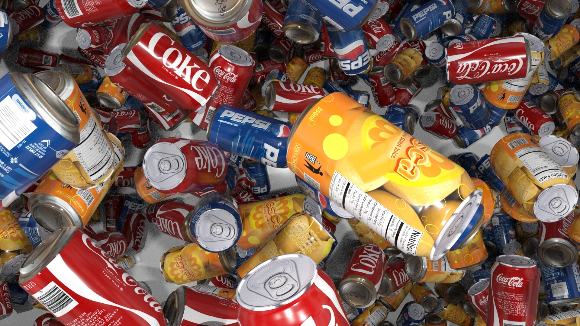 ArtStation - Bases de la Animación Digital 3D - Práctica 1 "Latas"