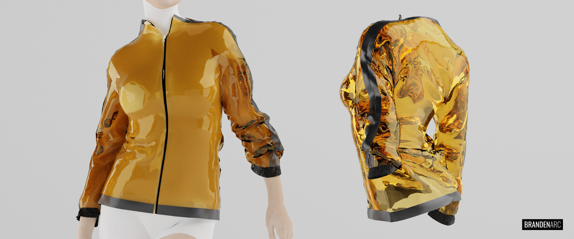 ArtStation - Neon Bomber Jacket Design