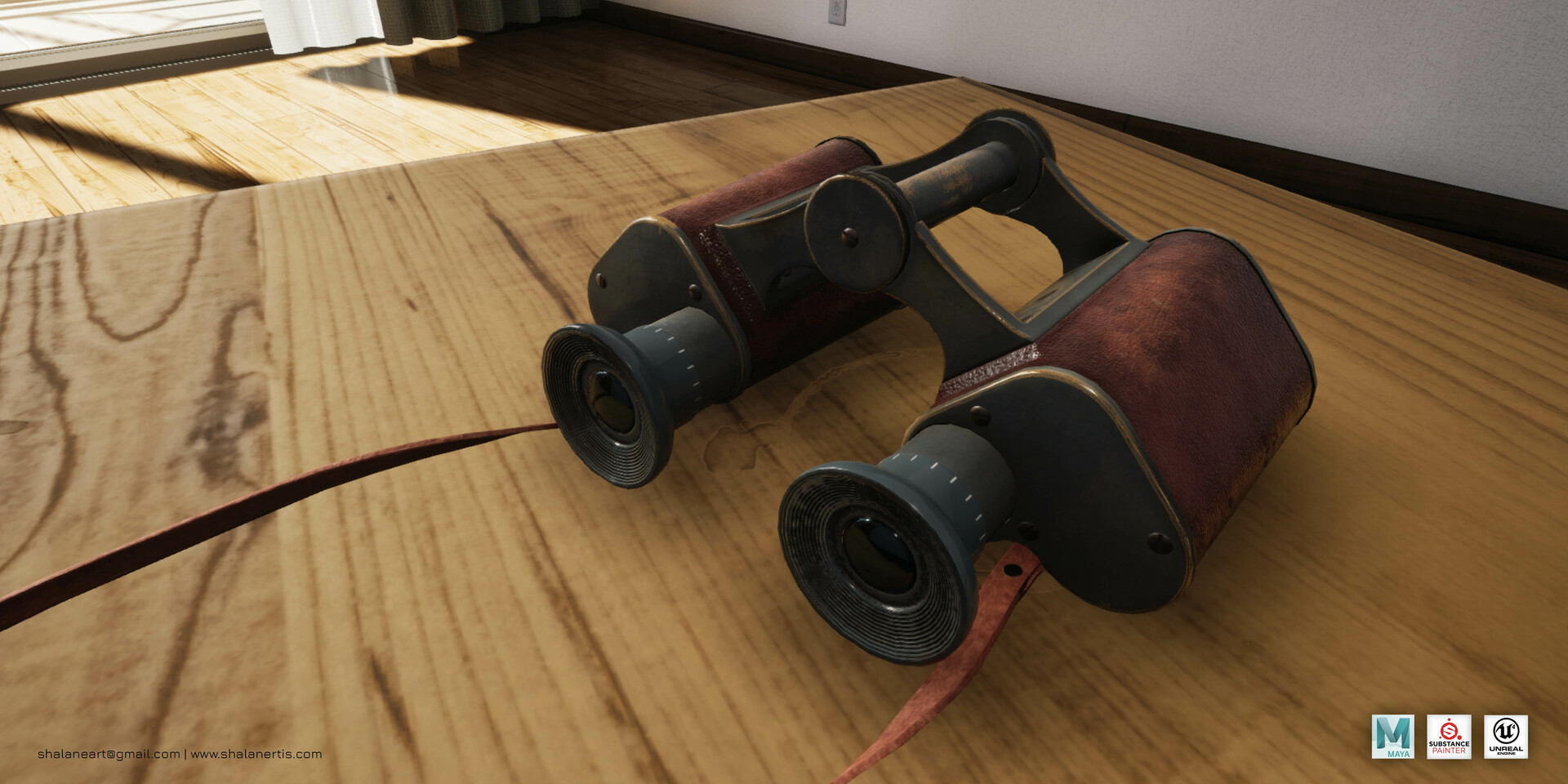 ArtStation - Antique Carl Zeiss Binoculars