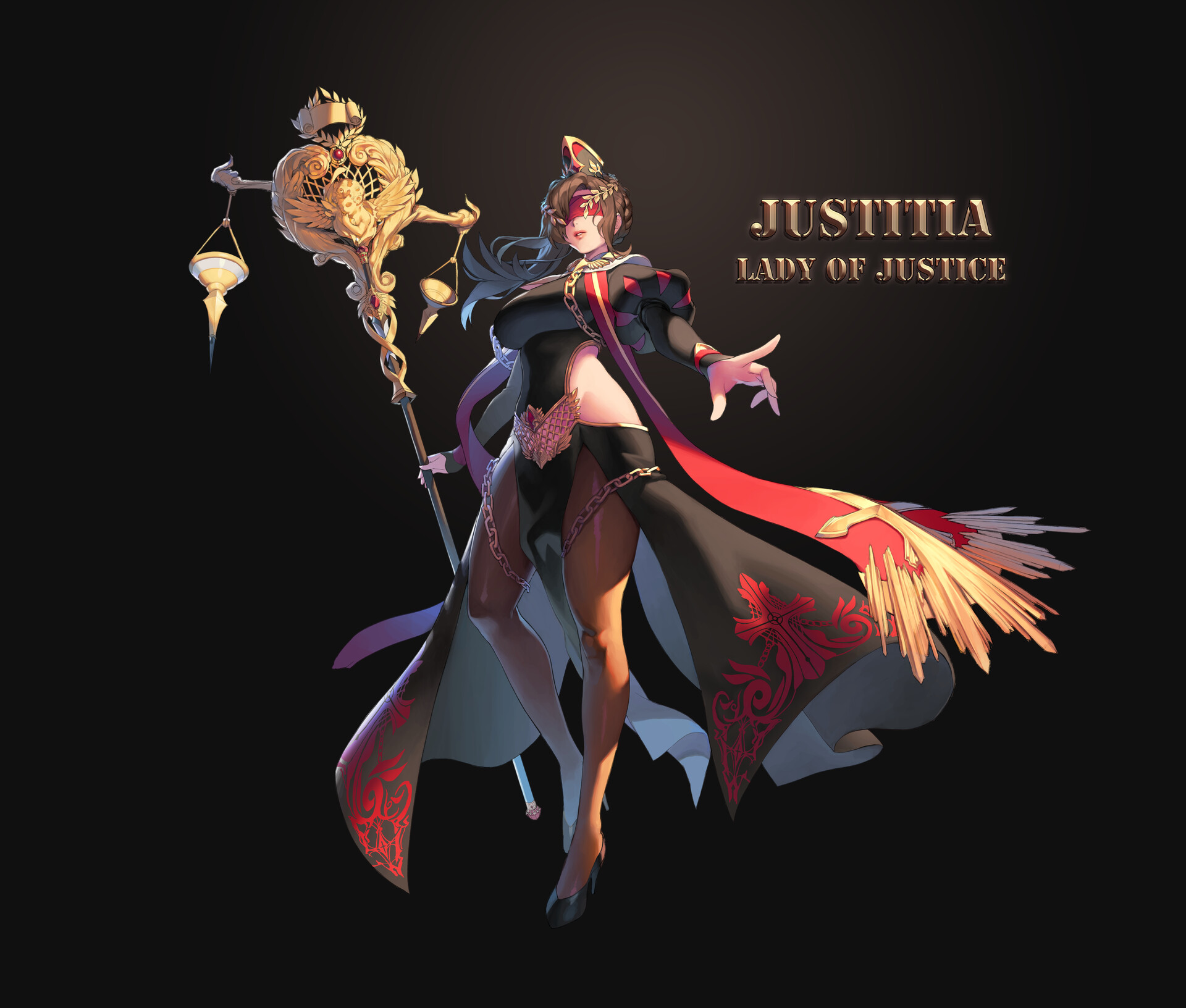 ArtStation - Lady of Justice Justitia Concept art