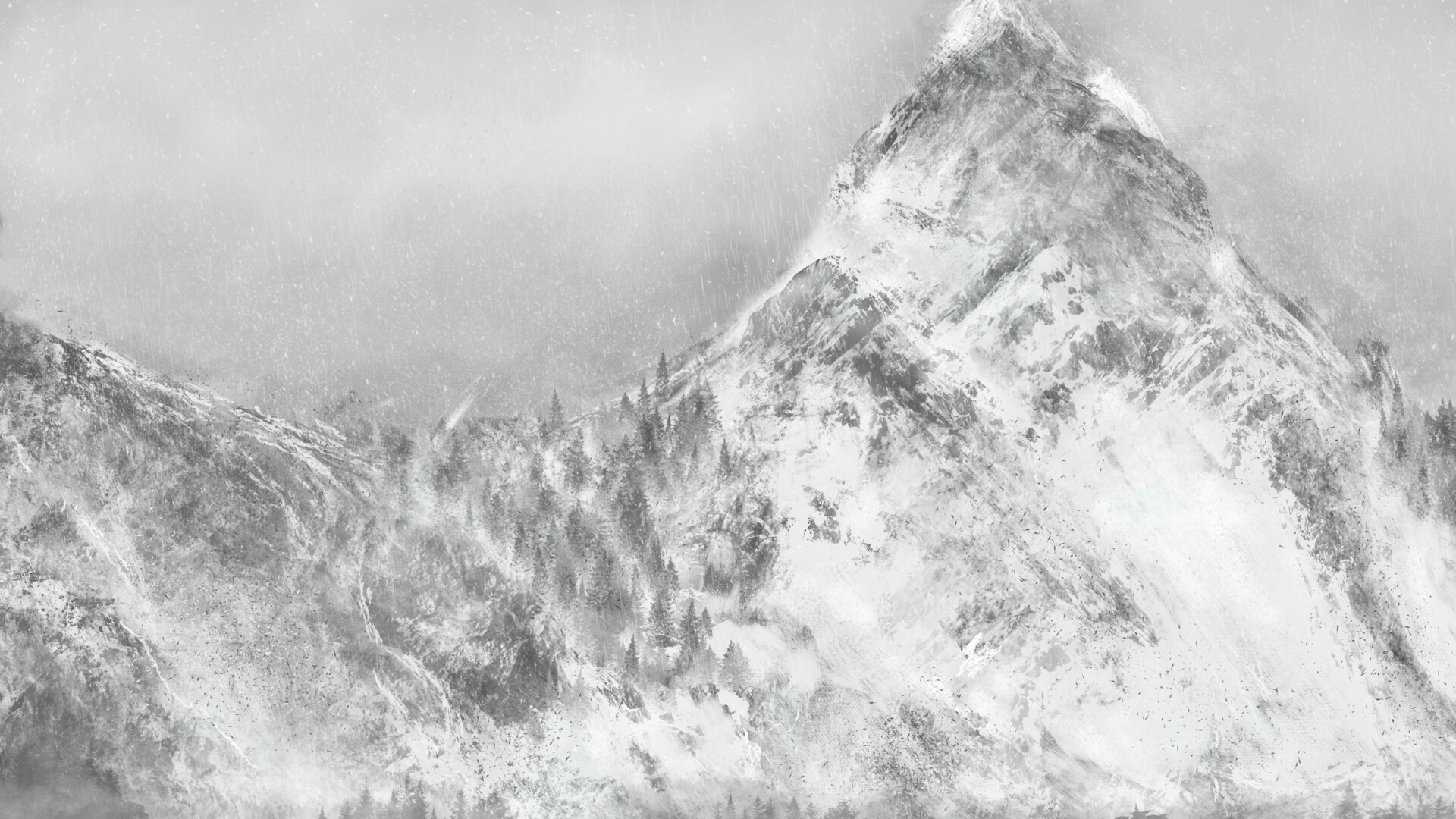 ArtStation - Snow Mountains