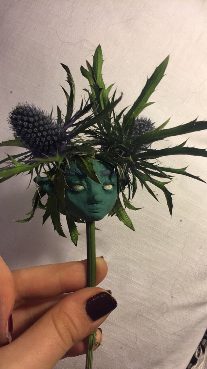 ArtStation - Thistle fairy head