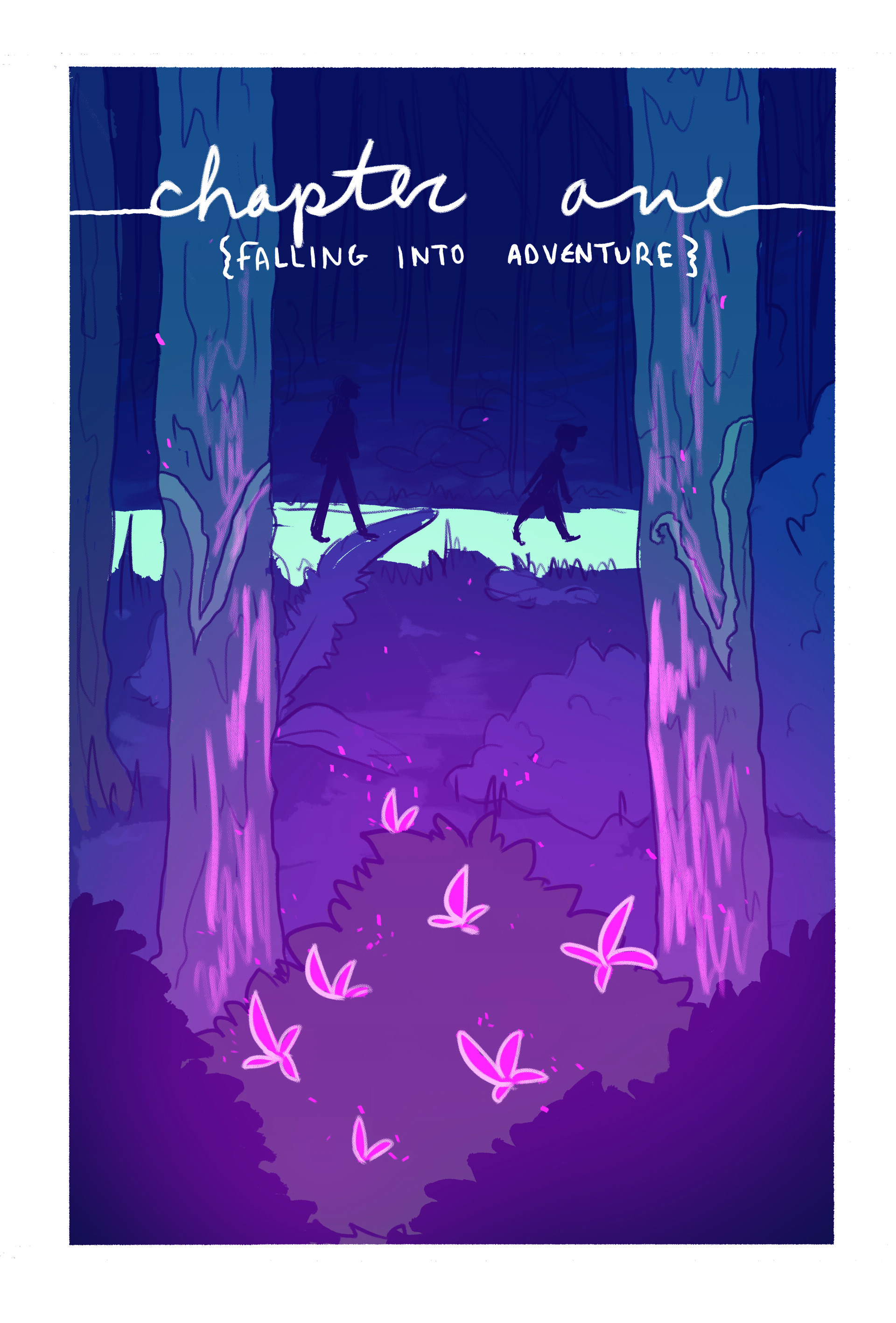 Jay Taber - Comic Chapter 1 Cover ("Falling Into Adventure")