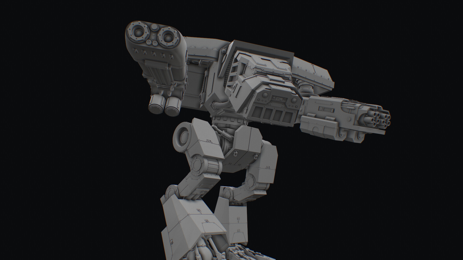 ArtStation - Dieselpunk Mecha