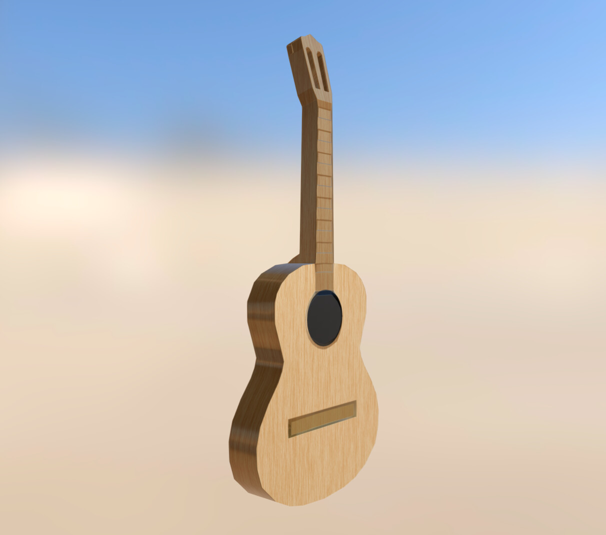 ArtStation - 3D guitar