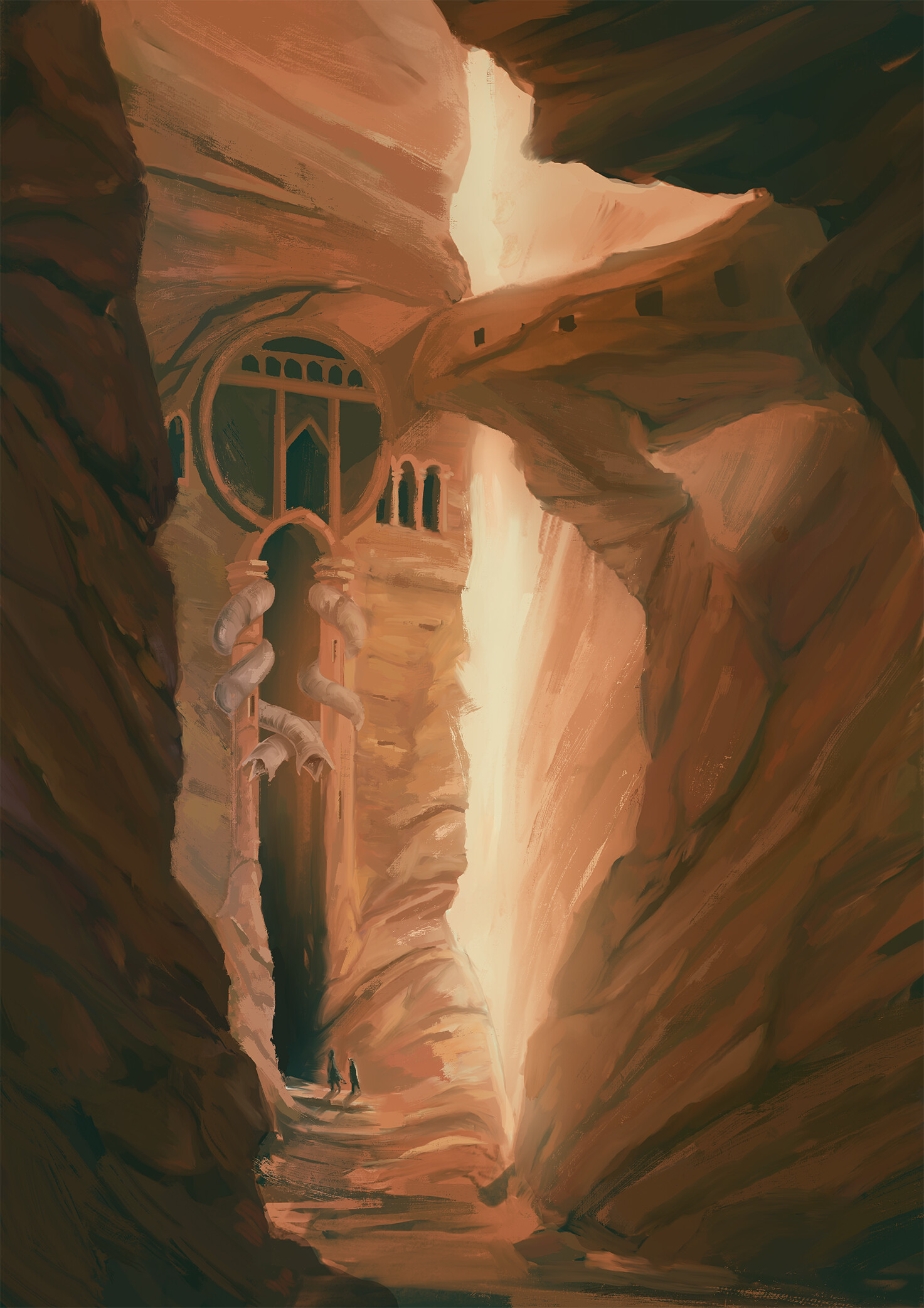 ArtStation - Fremen Sietch