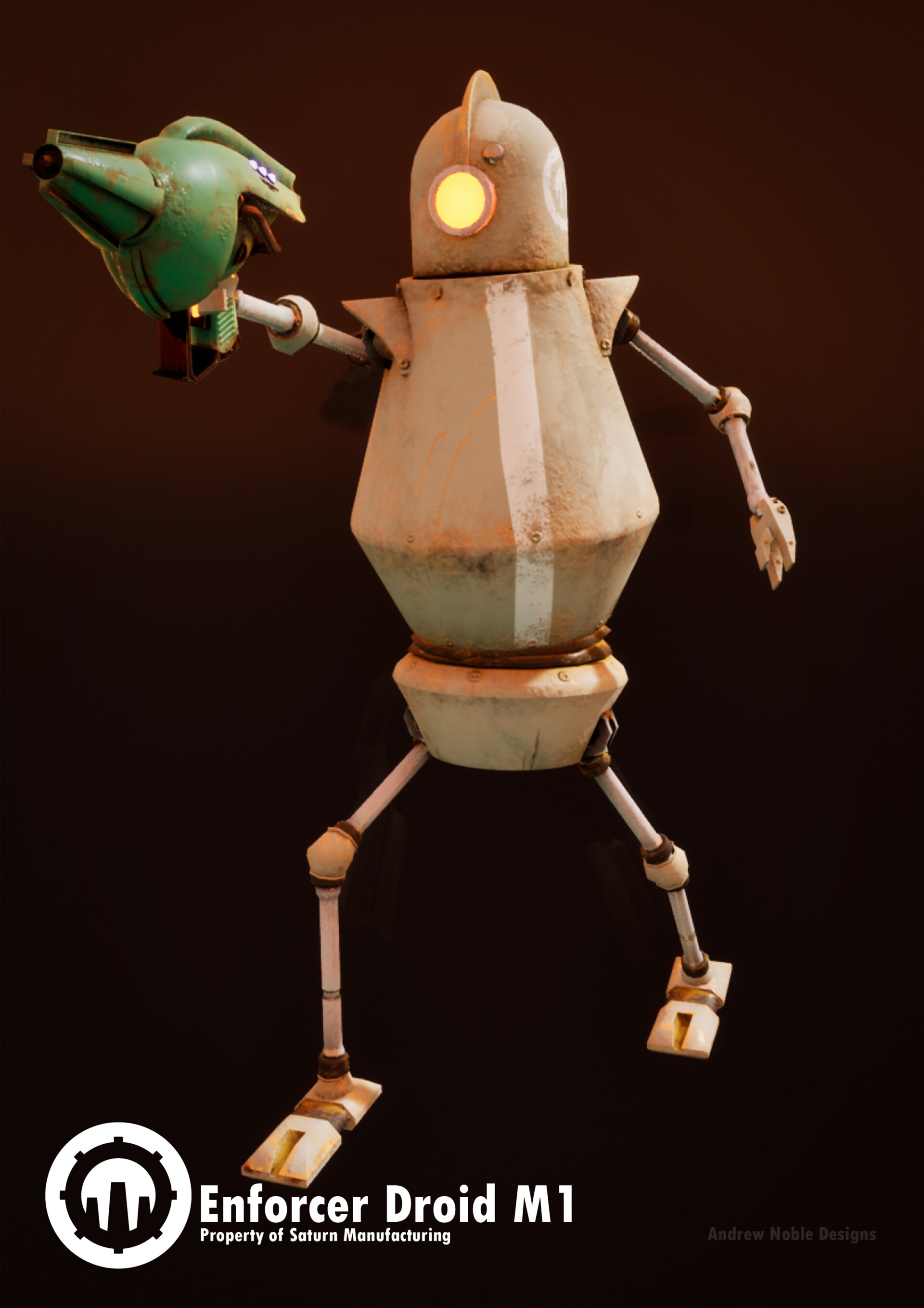 ArtStation - Enforcer Droid M1