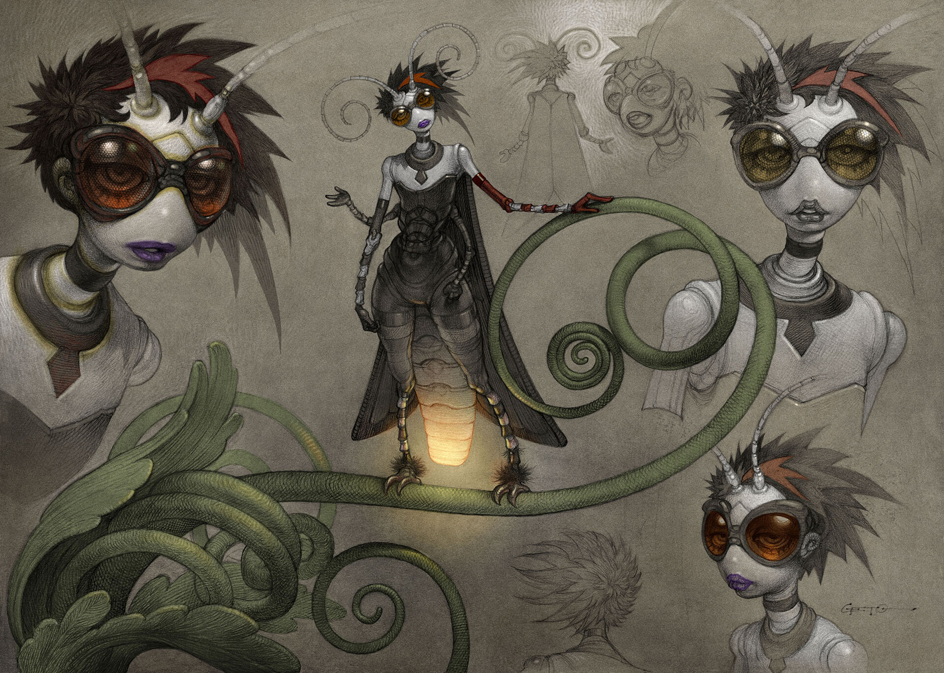 Bug by Boban Savić Geto : r/ImaginaryMonsterGirls