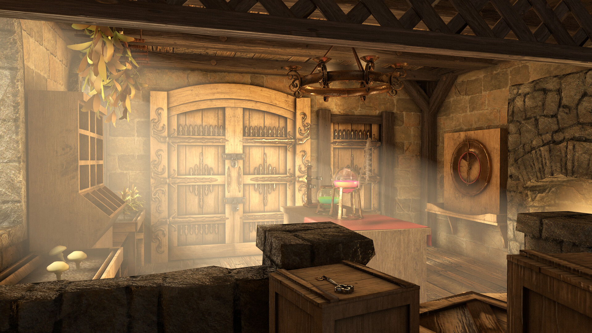 ArtStation - Alchemy Lab - Oculus Quest scene.