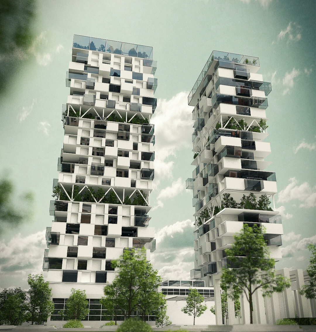 ArtStation - Double Tower Concept