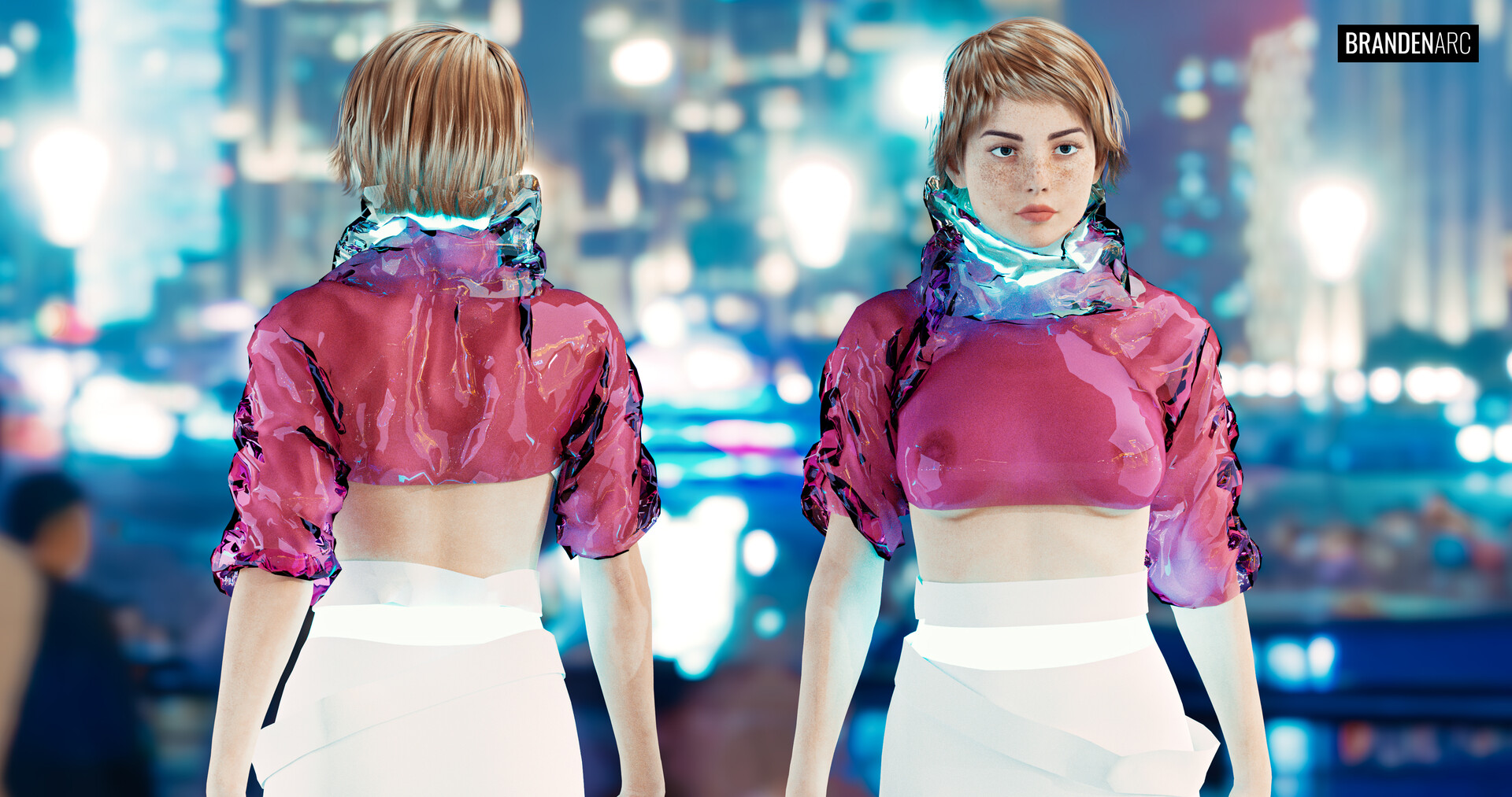 ArtStation - Main Protagonist Mavis For Cyber Arc