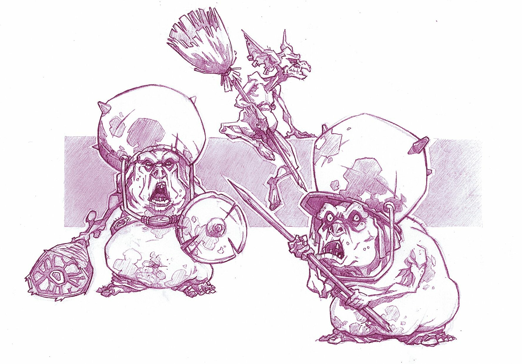 ArtStation - ''Ghost Hunt'' - Character Concept - Goblins