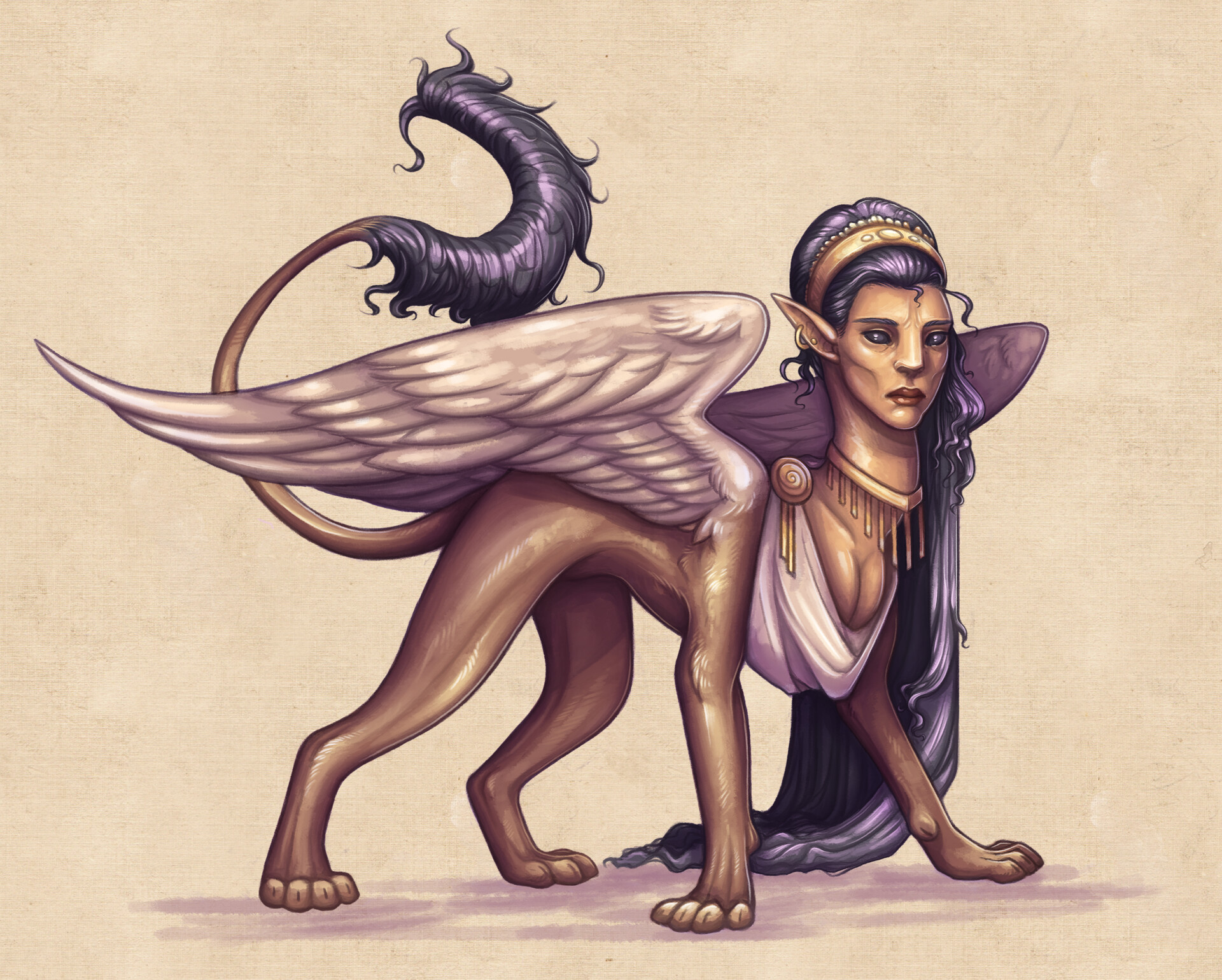 ArtStation - Sphinx queen