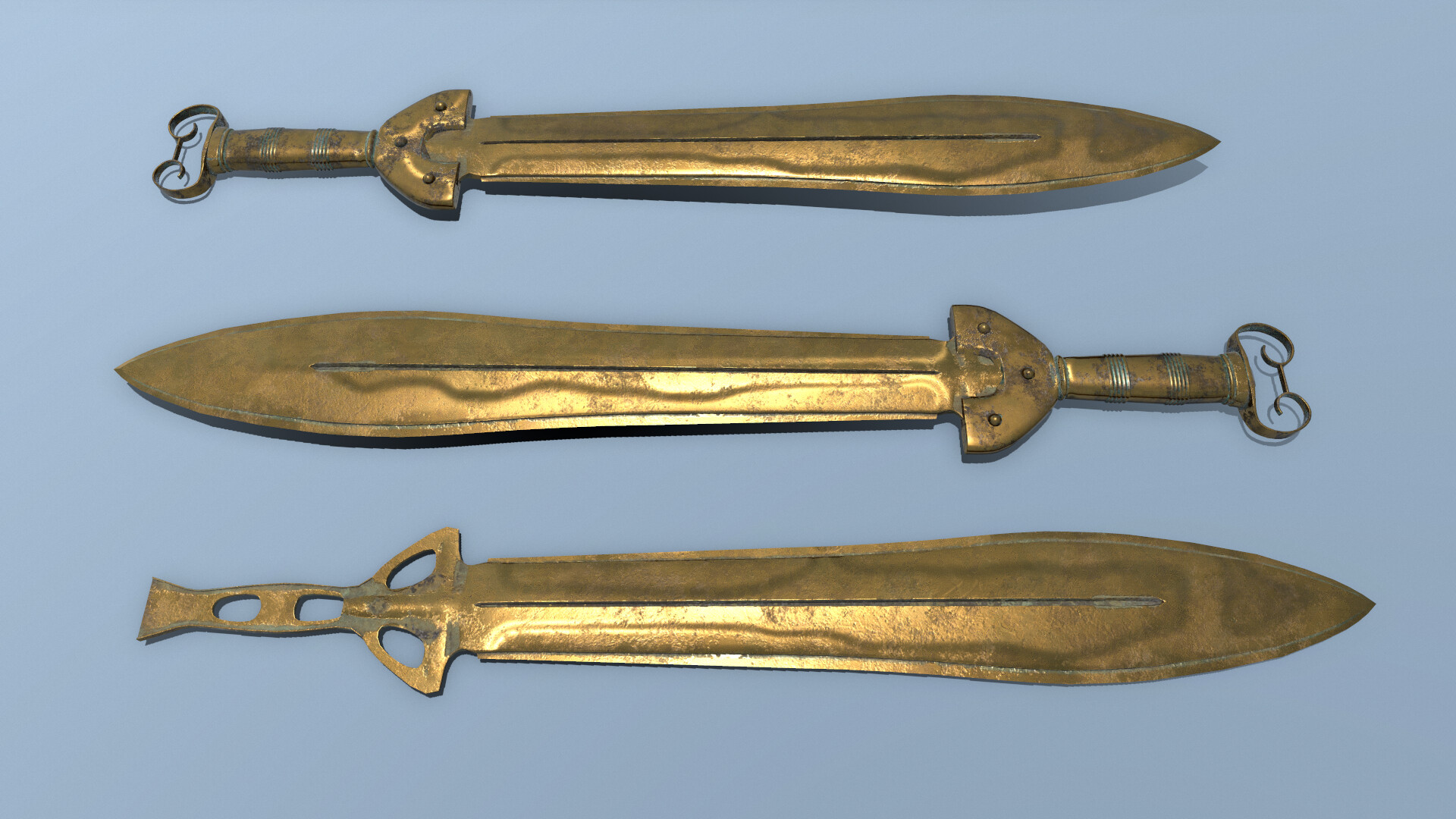 ArtStation - Bronze Celtic Sword