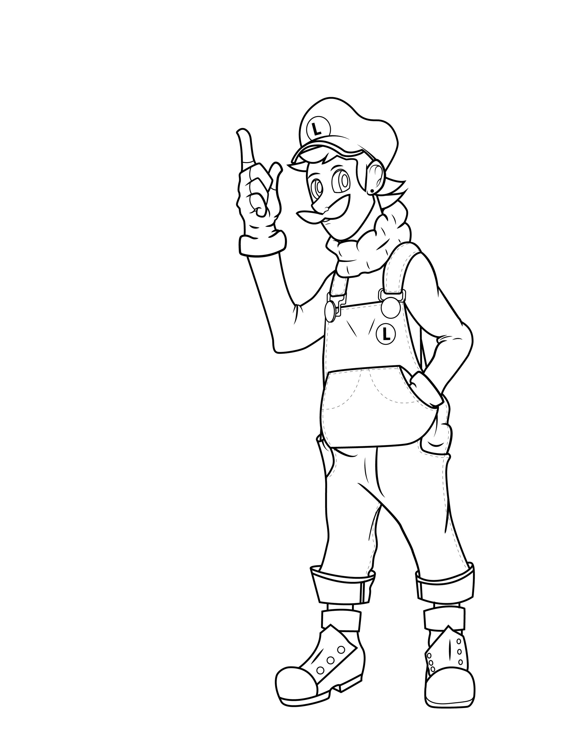 lego mario coloring sheet