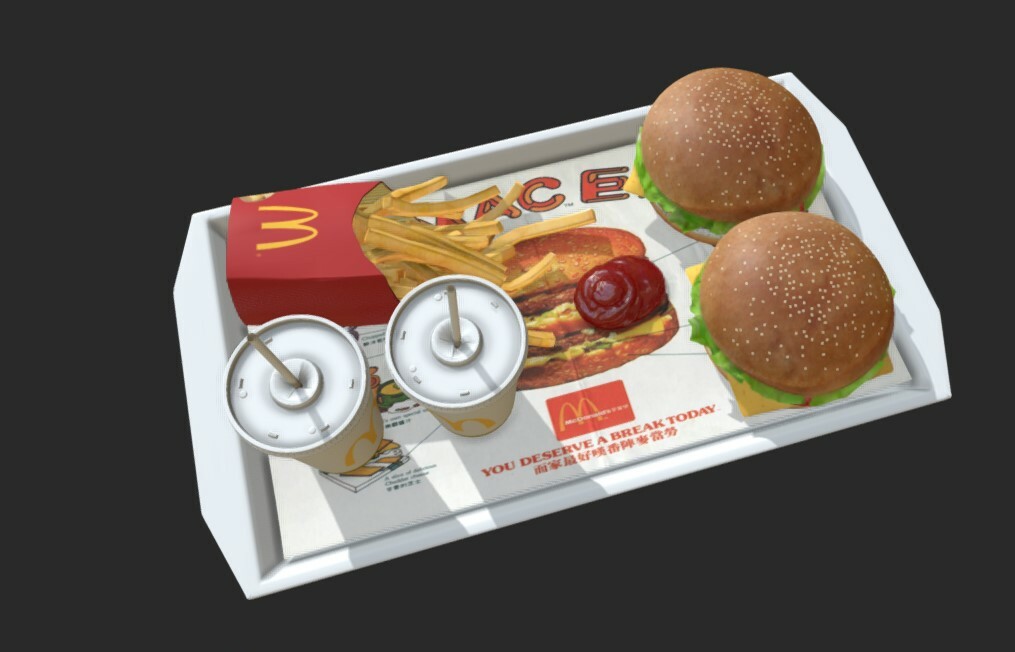 ArtStation - Mcdonalds Meal