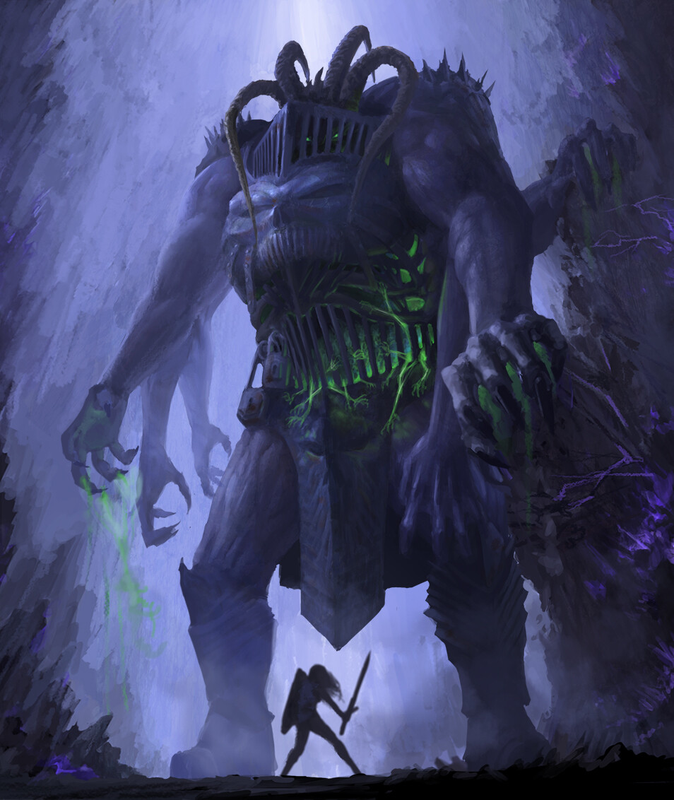 Death Colossus by Phill Berry : r/ImaginaryGiants