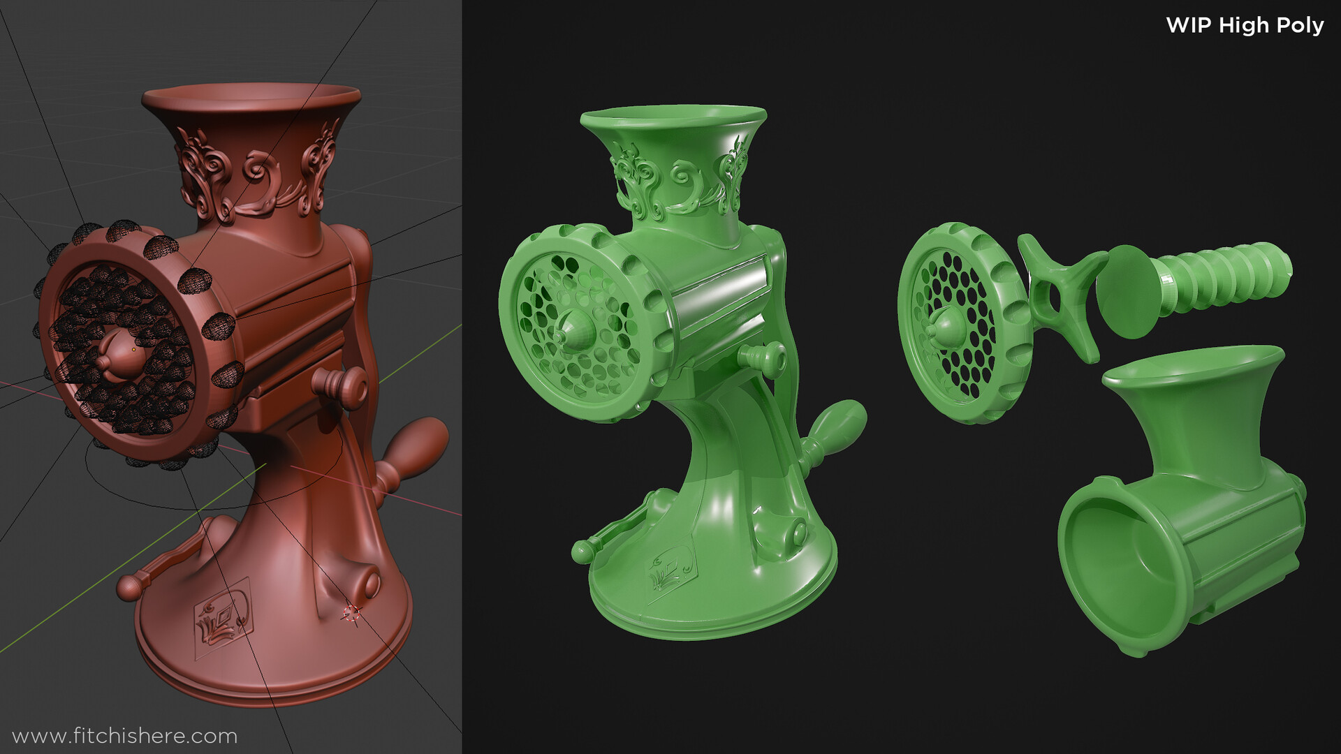 FitchIsHere - Eric J Fitch's 3D Art Portfolio - Meat Grinder
