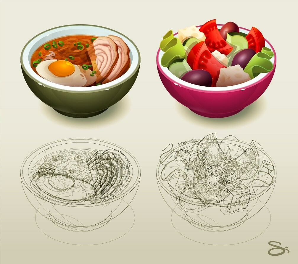 ArtStation - Food game assets