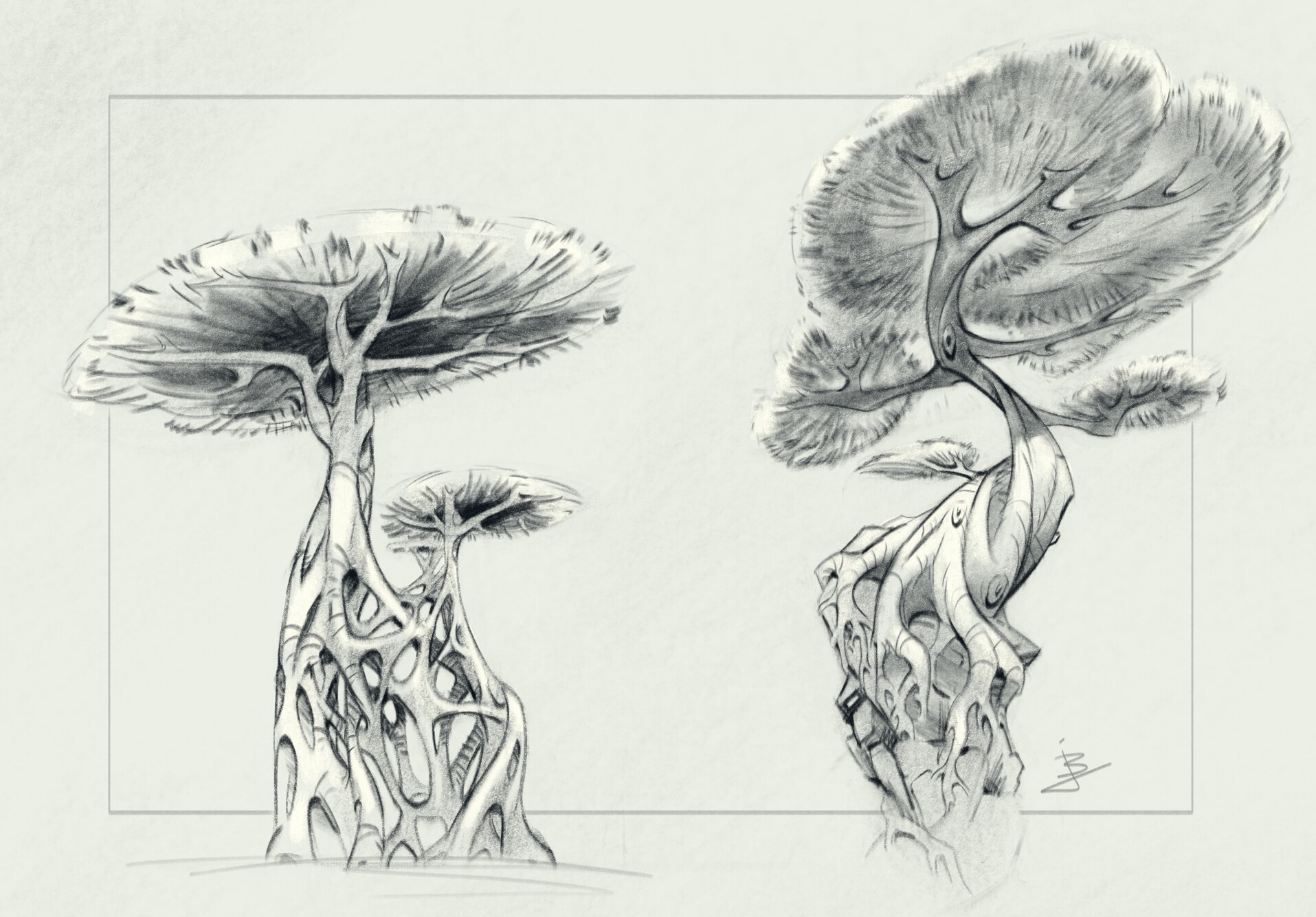 ArtStation - Tree Designs