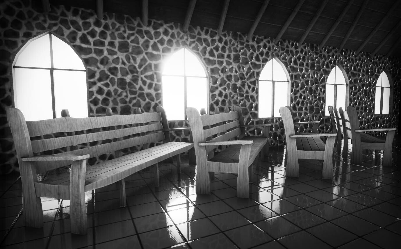 ArtStation - Church Pews