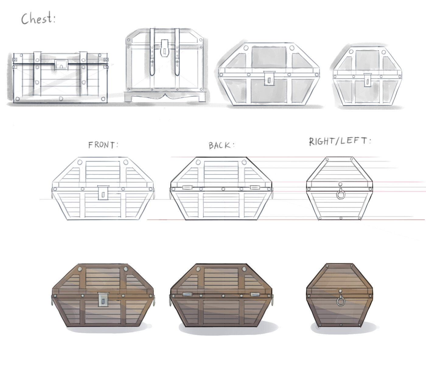 ArtStation - Simple Assets - design for 3D Game in Unreal