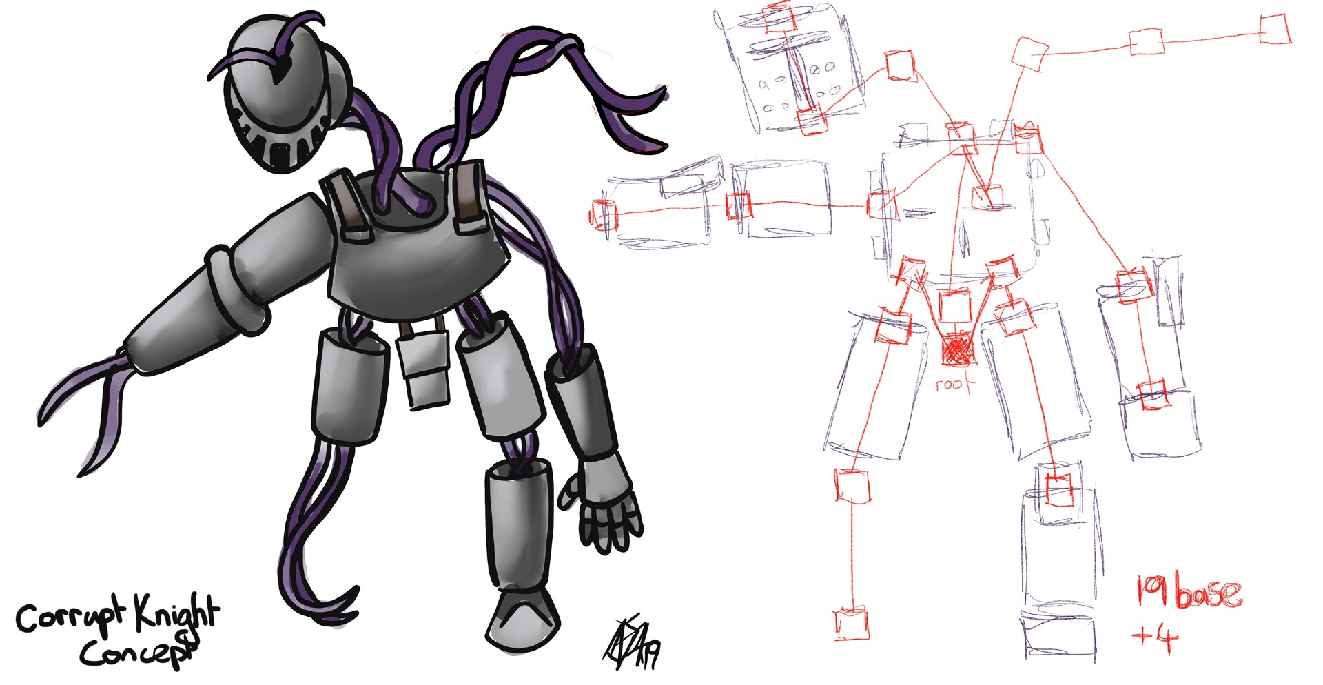 ArtStation - Corrupt Knight Concept