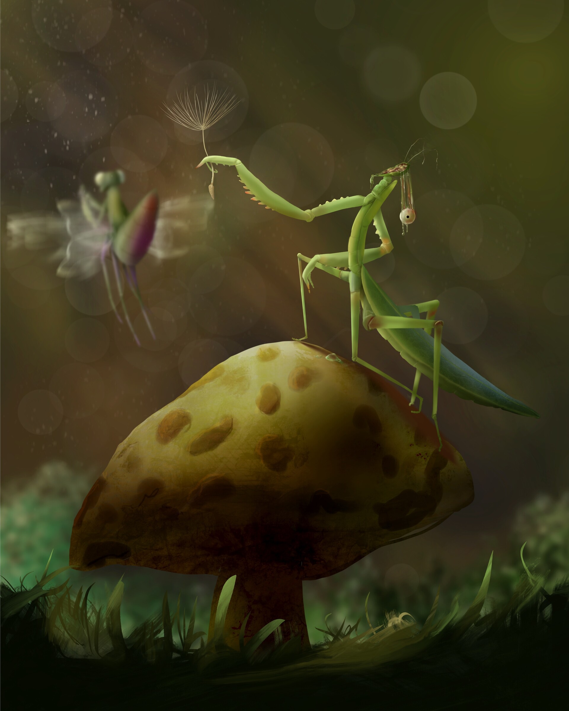 ArtStation - THe Short Love For Mantis