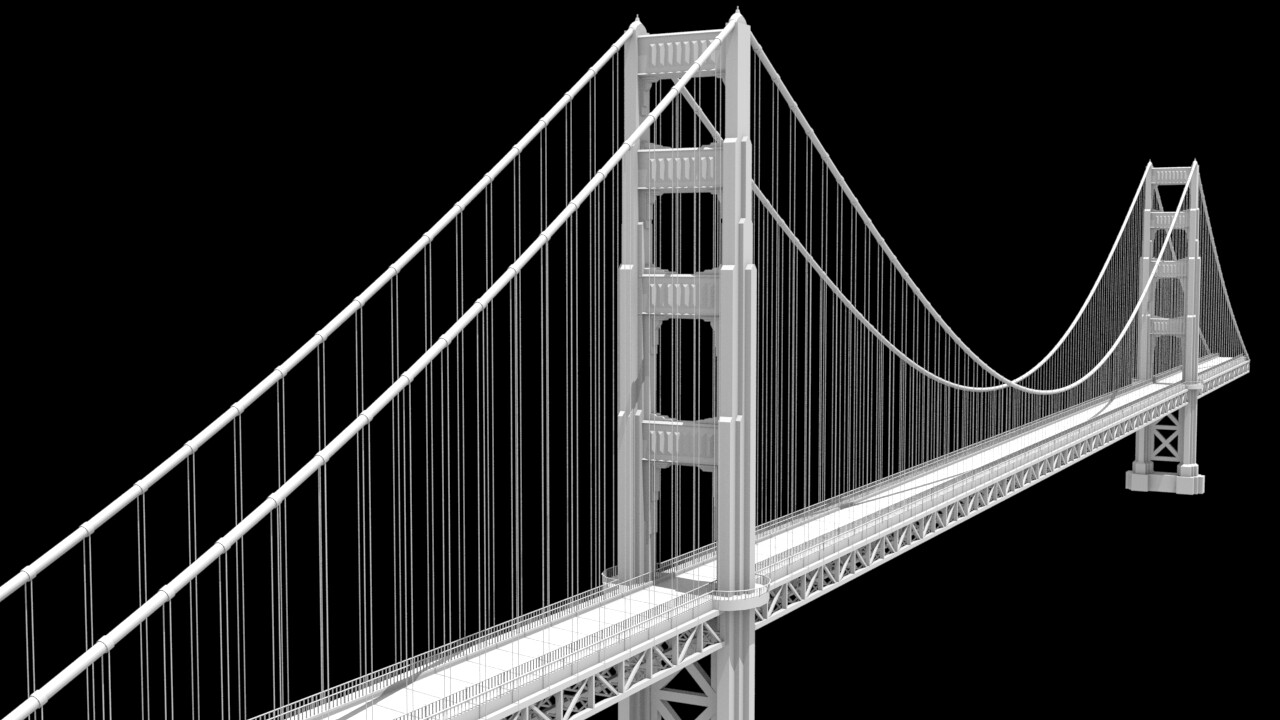 golden gate 3d