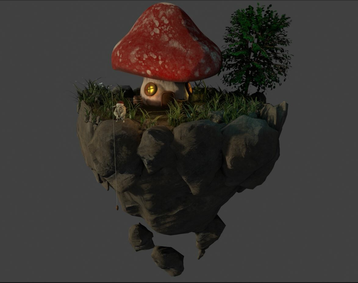 ArtStation - Shroom House