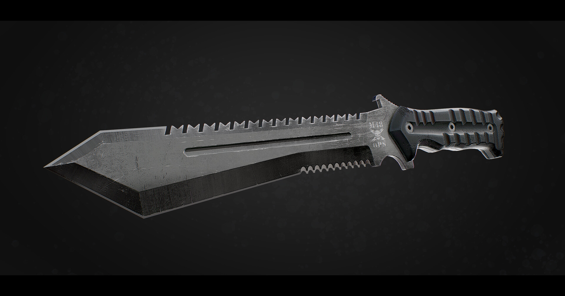 ArtStation - M48 Ops Combat Bowie knife