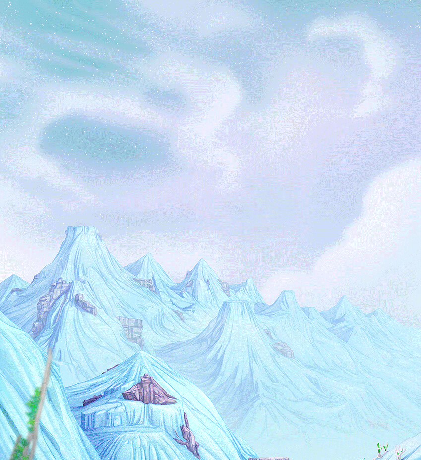 ArtStation - Starfall vertical landscape