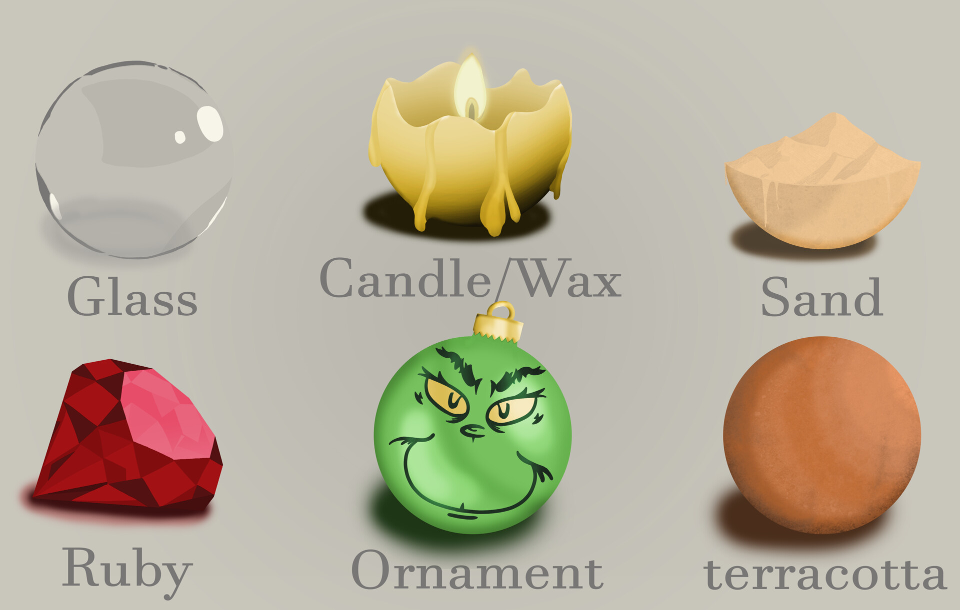 ArtStation - material studies