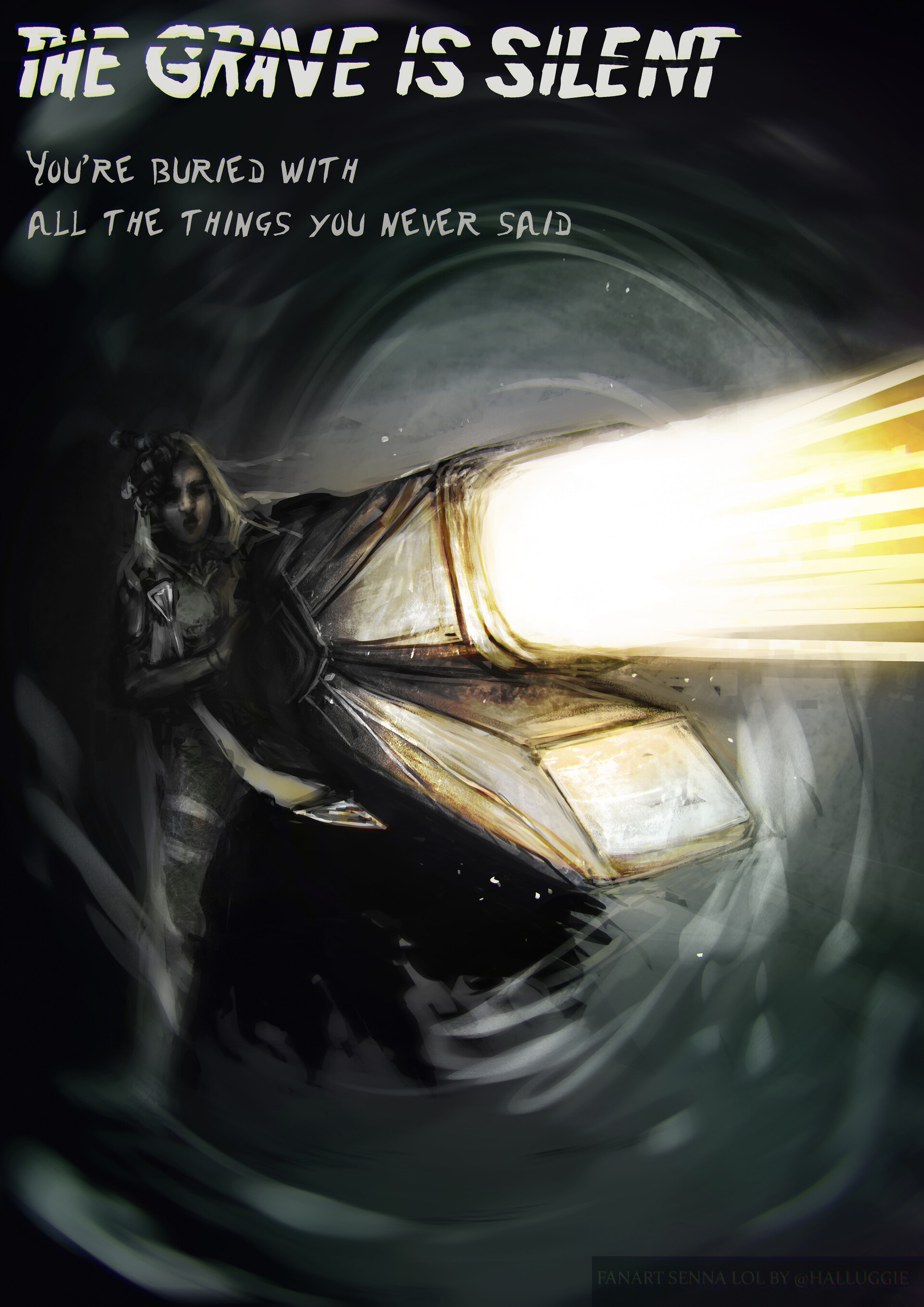 ArtStation - Senna League of Legends--- Fanart
