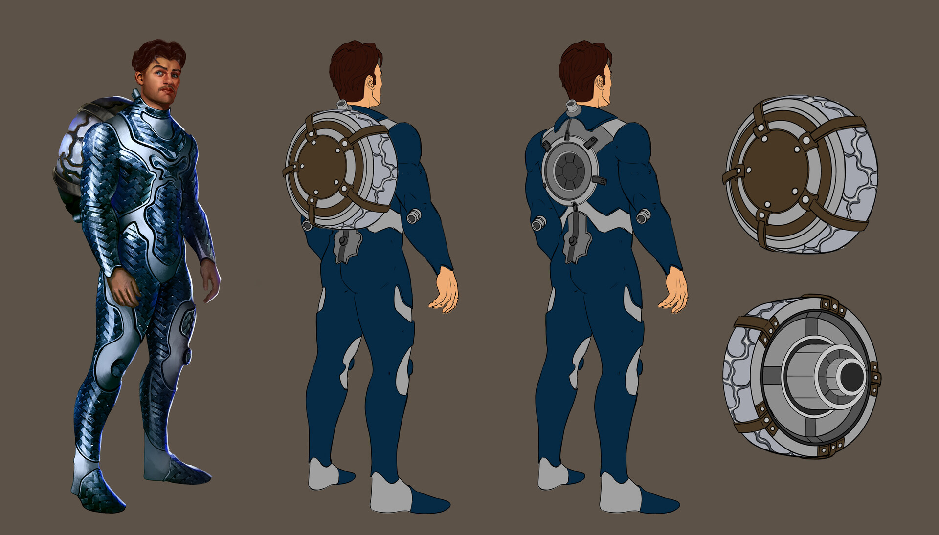 Satish Neel - SPACE SOLDIER CHARACTER DESIGN (SCI-FI)