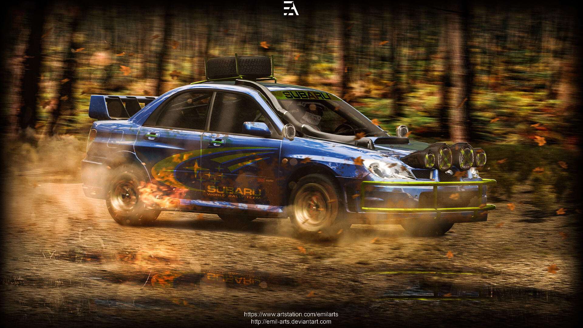 ArtStation - Subaru Impreza WRX STI