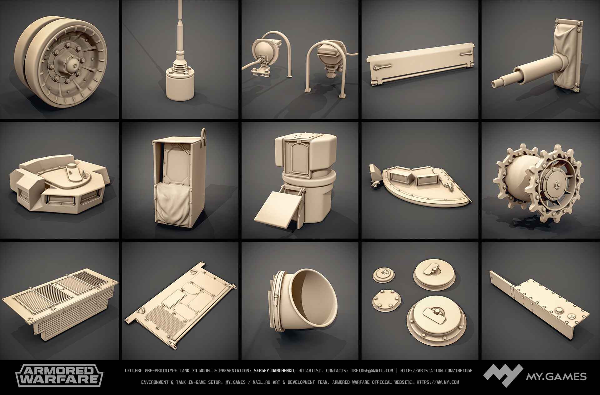Sergey Danchenko - The Leclerc Tank Pre-Prototype — Breakdown & Making ...