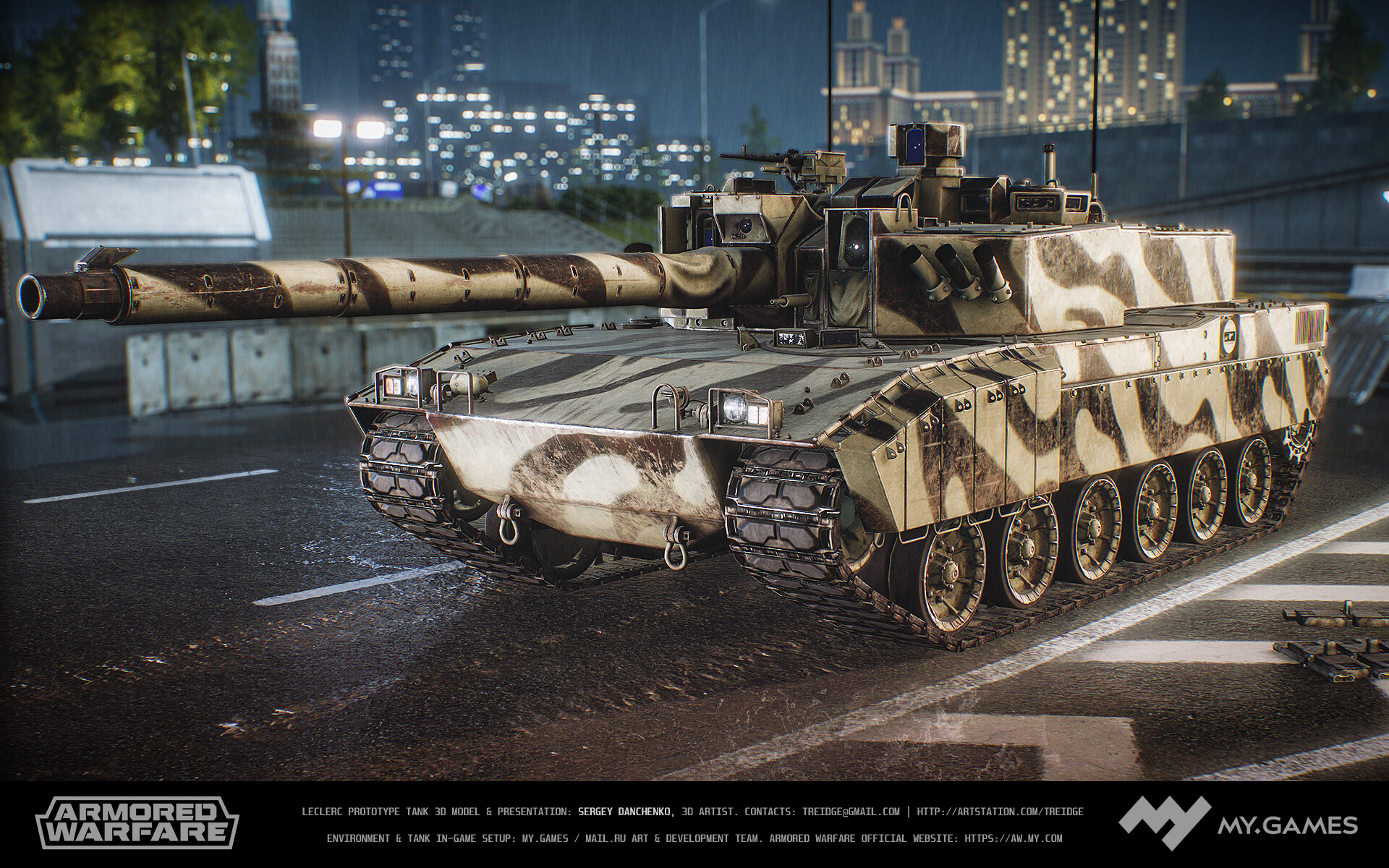 Sergey Danchenko - The Leclerc Pre-Prototype Main Battle Tank for ...