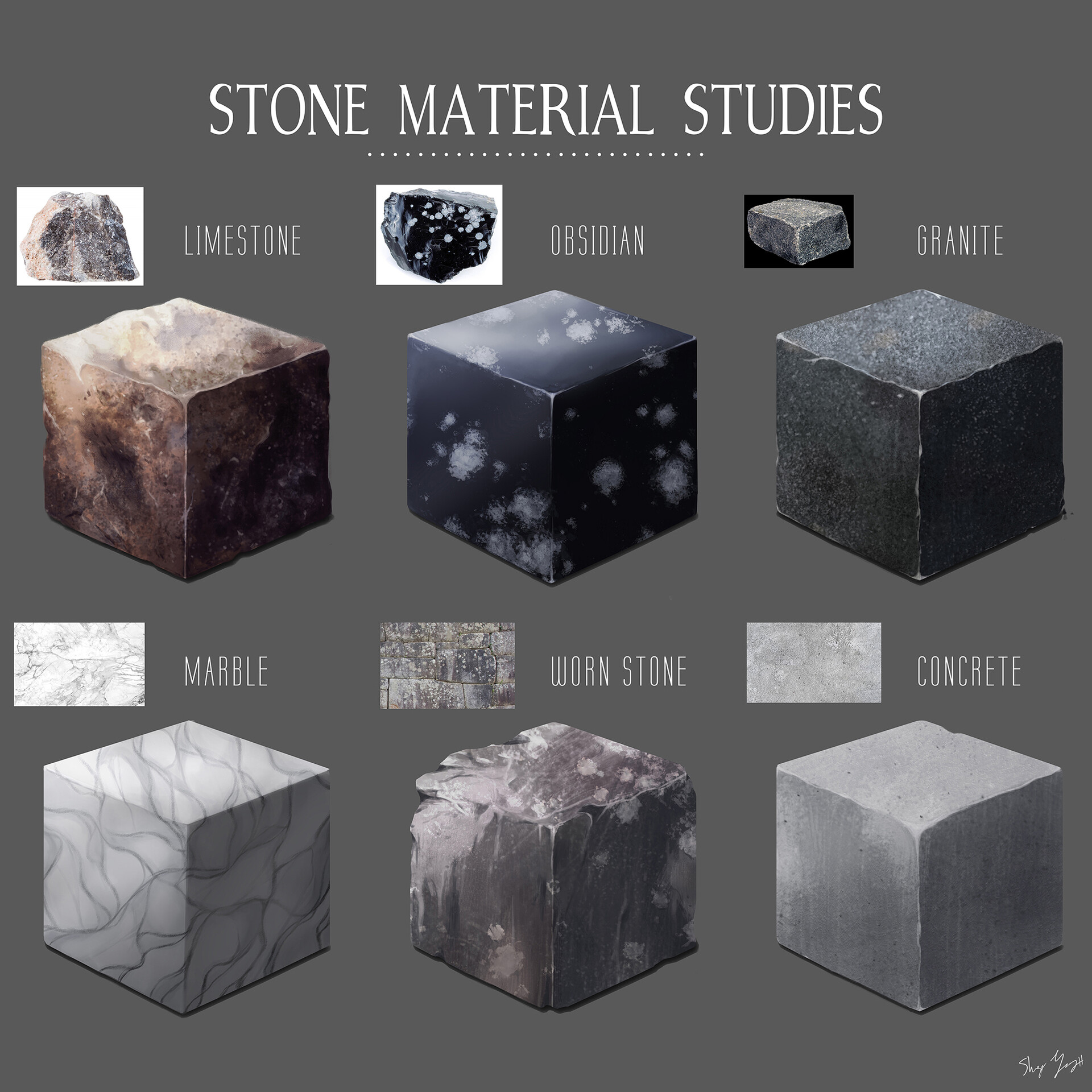 dropfeeling - Cube Material Studies